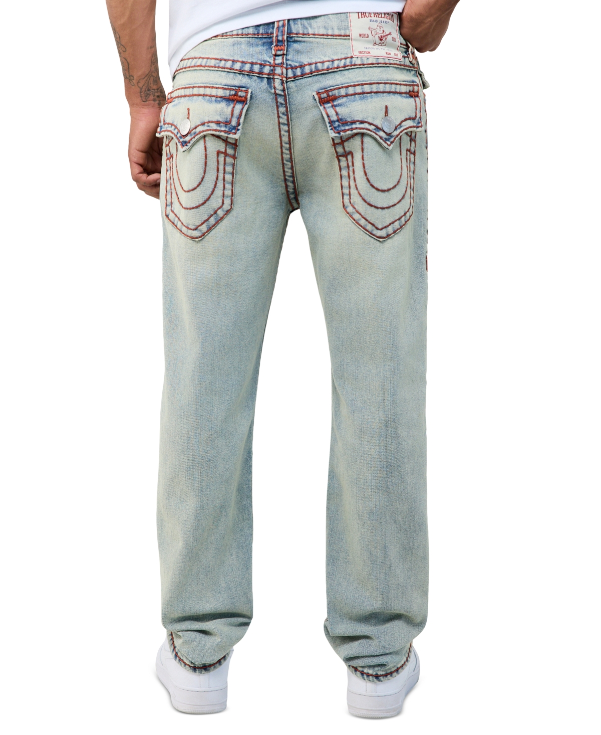Click here for True Religion Mens Rocco Skinny Super T Flap Jeans... prices