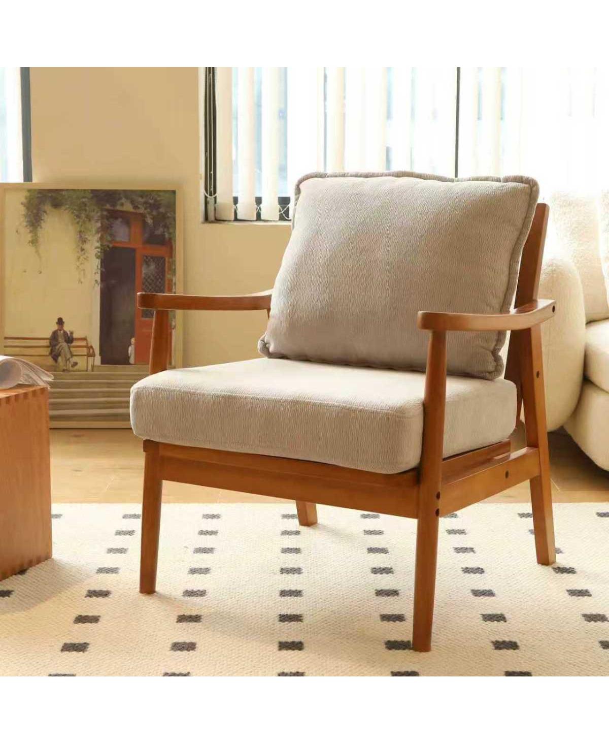 Click here for Streamdale Furniture Cute Fabric Accent Chair with... prices