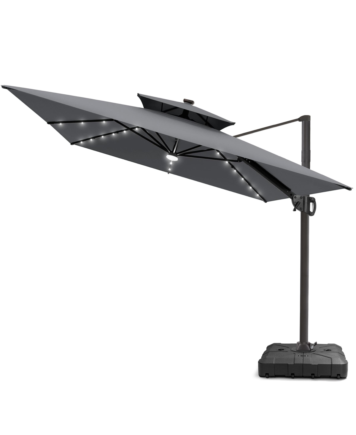 Click here for Pellebant Outdoor Patio 9x11 Ft Aluminum Double Ca... prices