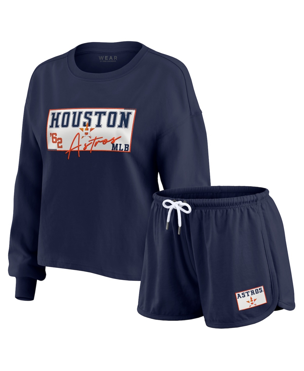 Click here for Wear by Erin Andrews Womens 2-Piece Navy Houston A... prices