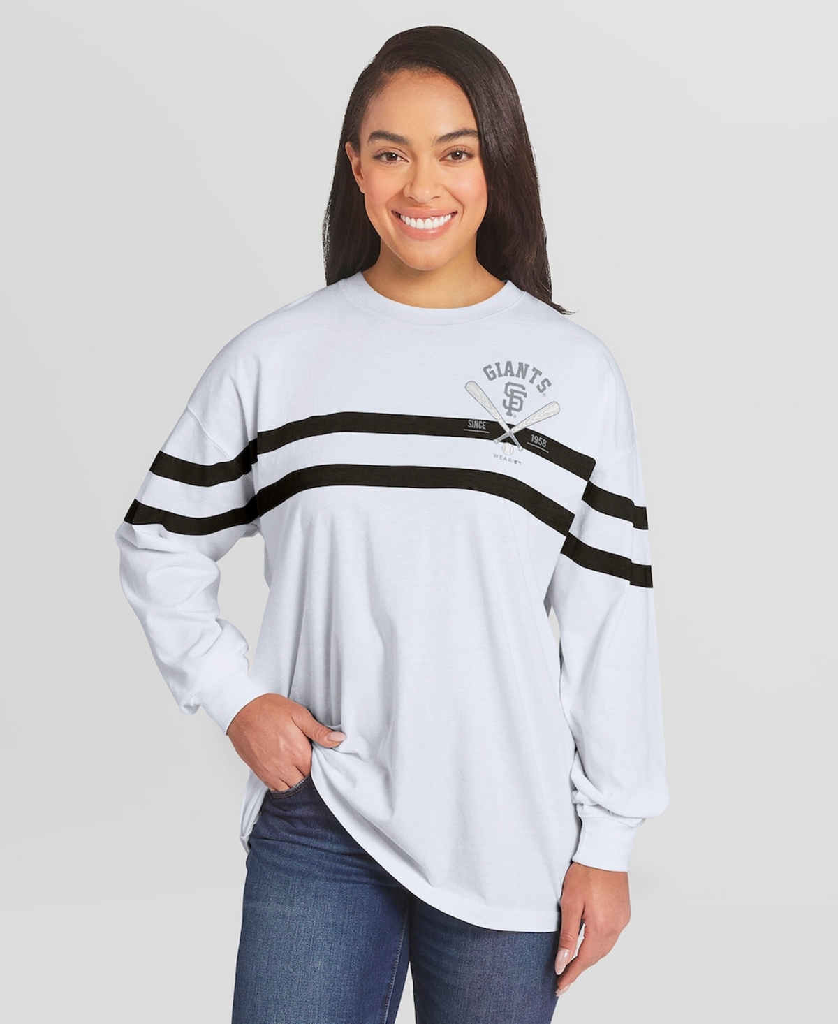 Click here for Wear by Erin Andrews Womens White San Francisco Gi... prices