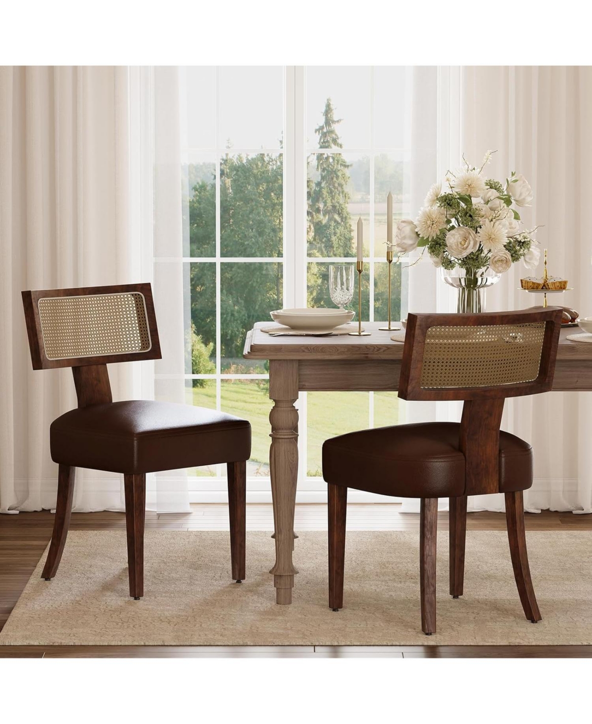 Click here for Gaomon Dining Chairs Set of 2  Mid Century Modern... prices