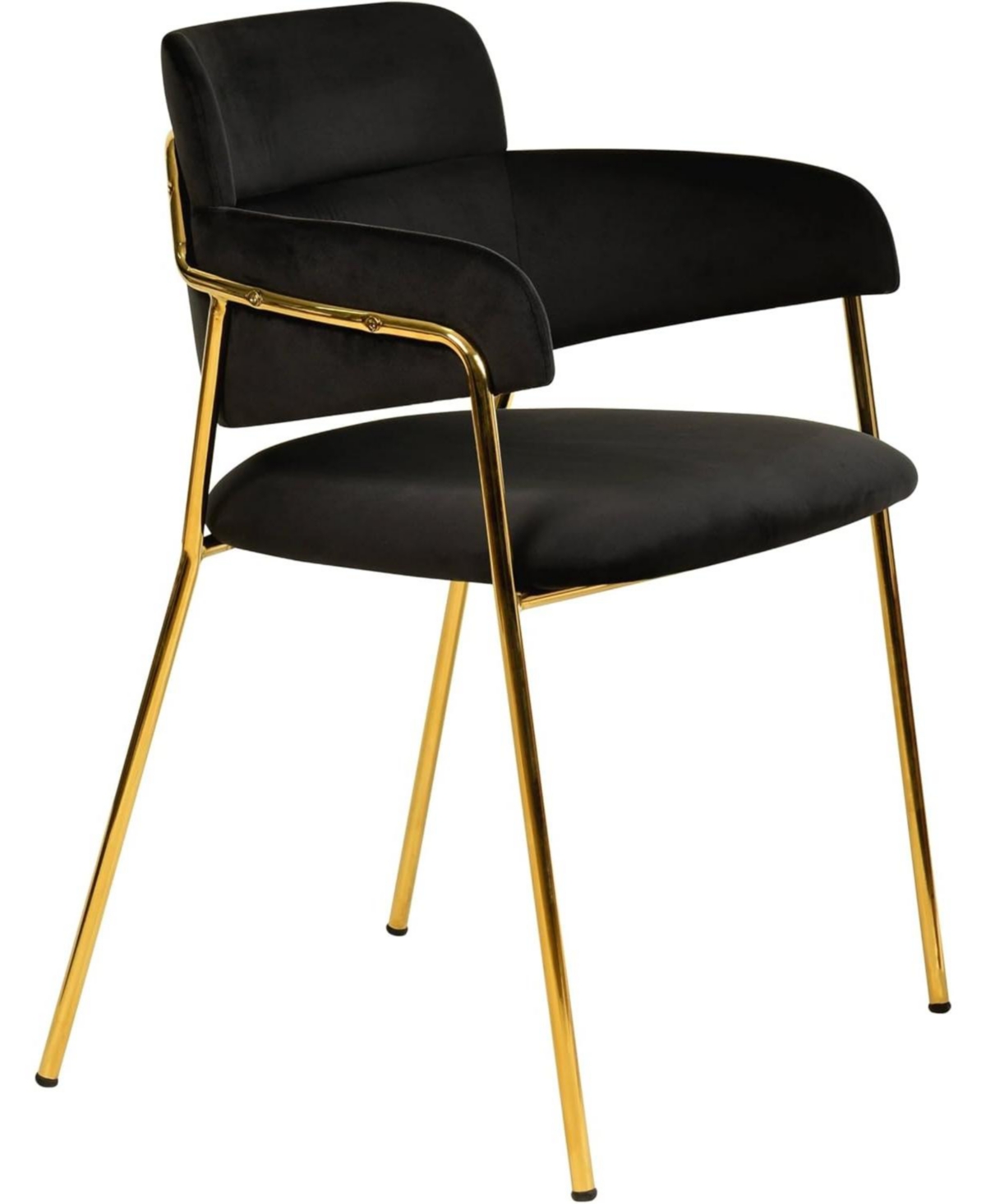Click here for LeisureMod Axis Dining Chair  Velvet Upholstery wi... prices
