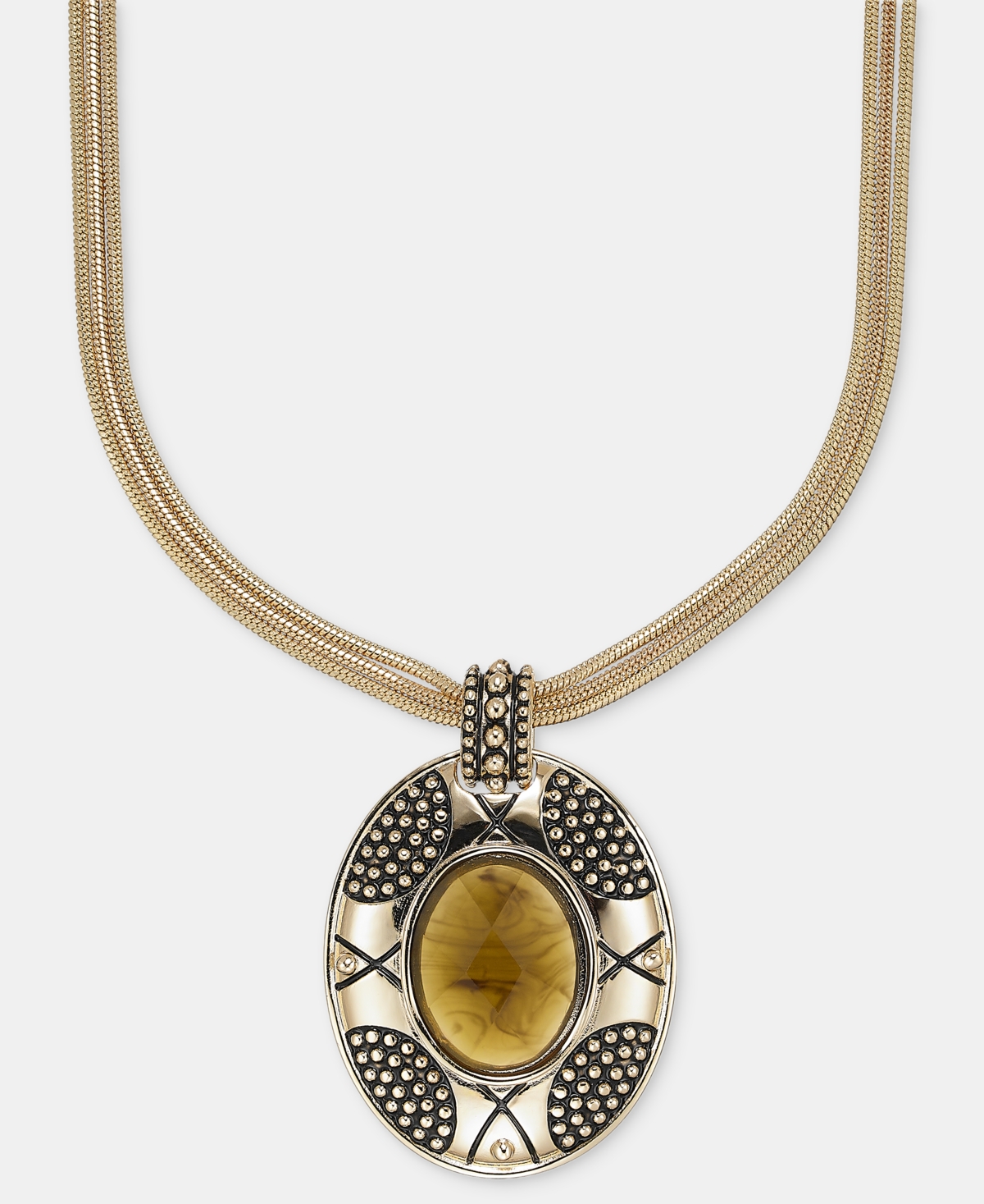 Click here for Style & Co Stone Multi-Chain Pendant Necklace  16... prices