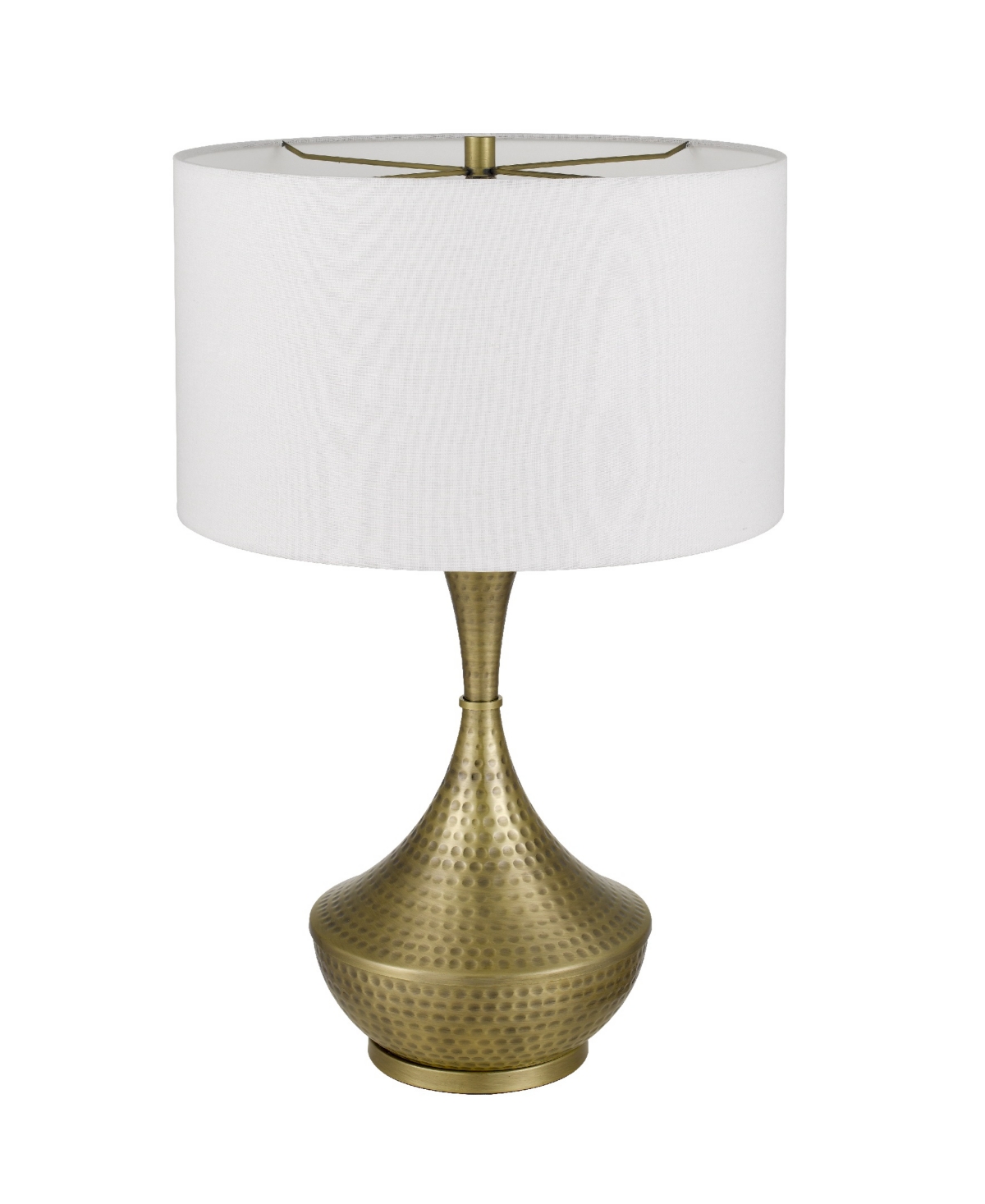 Click here for Cal Lighting 26.75 Hammered Metal Table Lamp - Ant... prices