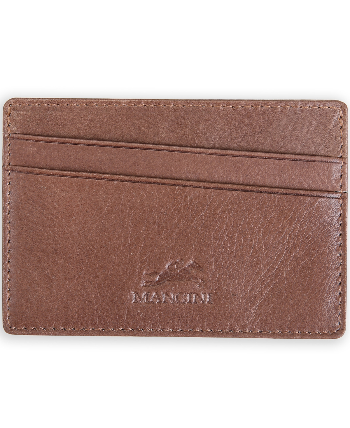 Click here for Mancini Mens Bellagio Slim Card Case - Brown prices