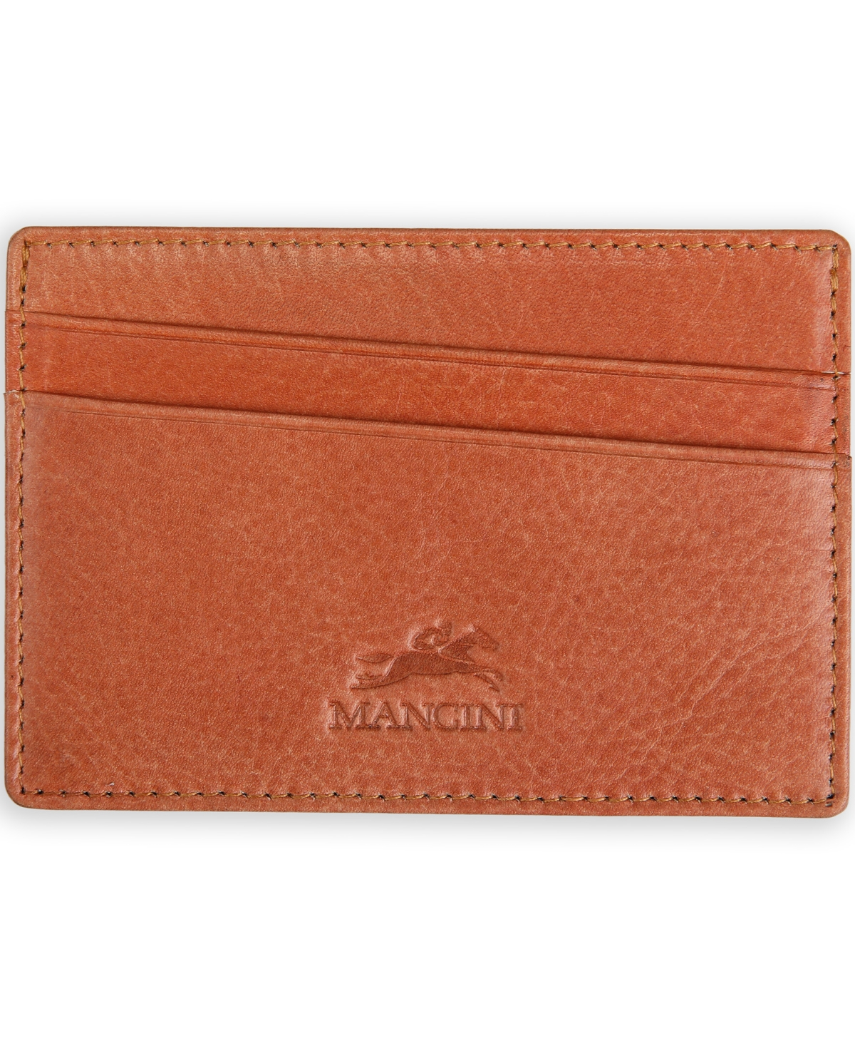 Click here for Mancini Mens Bellagio Slim Card Case - Camel prices