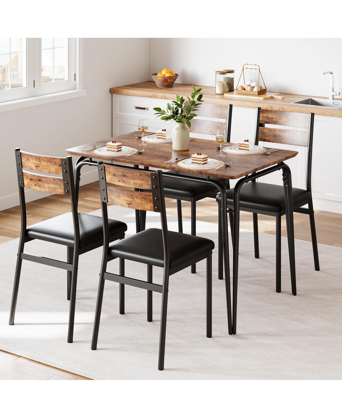 Click here for gaomon Dining Table for 2  Small Table and Chairs... prices