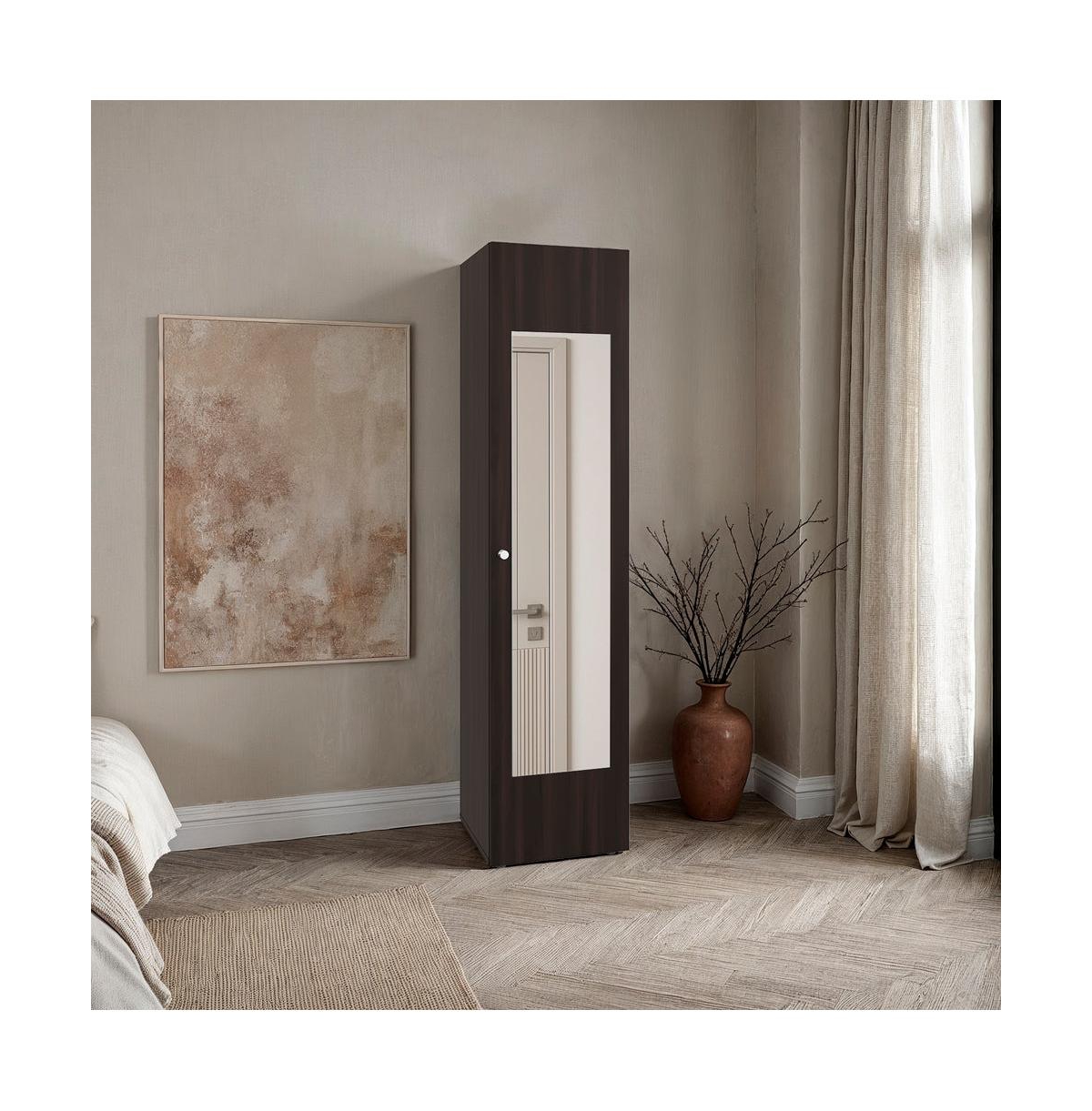 Click here for Depot E-shop Frisco 1 Door Wardrobe 67 H with Mirr... prices