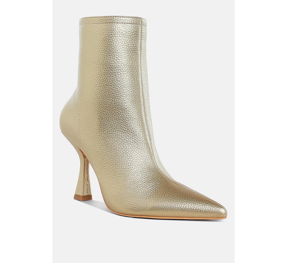 Click here for Rag & Co Womens Tentia Metallic Pleather Spool Hee... prices