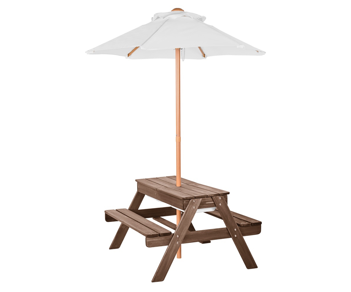 Click here for Sugift Kids Picnic Table 3-in-1 Wooden Bench Set w... prices