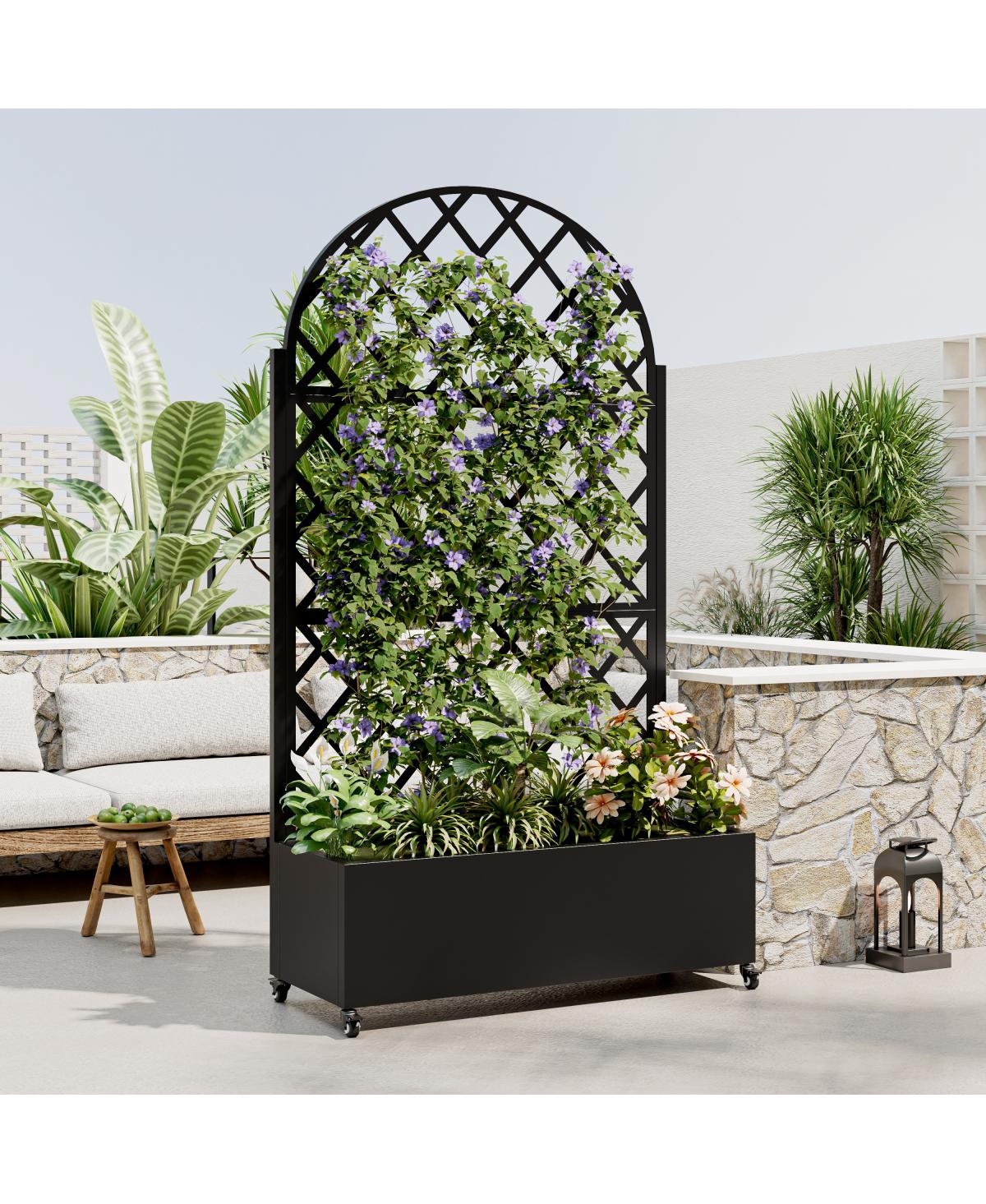 Click here for Streamdale Furniture 73 Metal Raised Garden Bed wi... prices