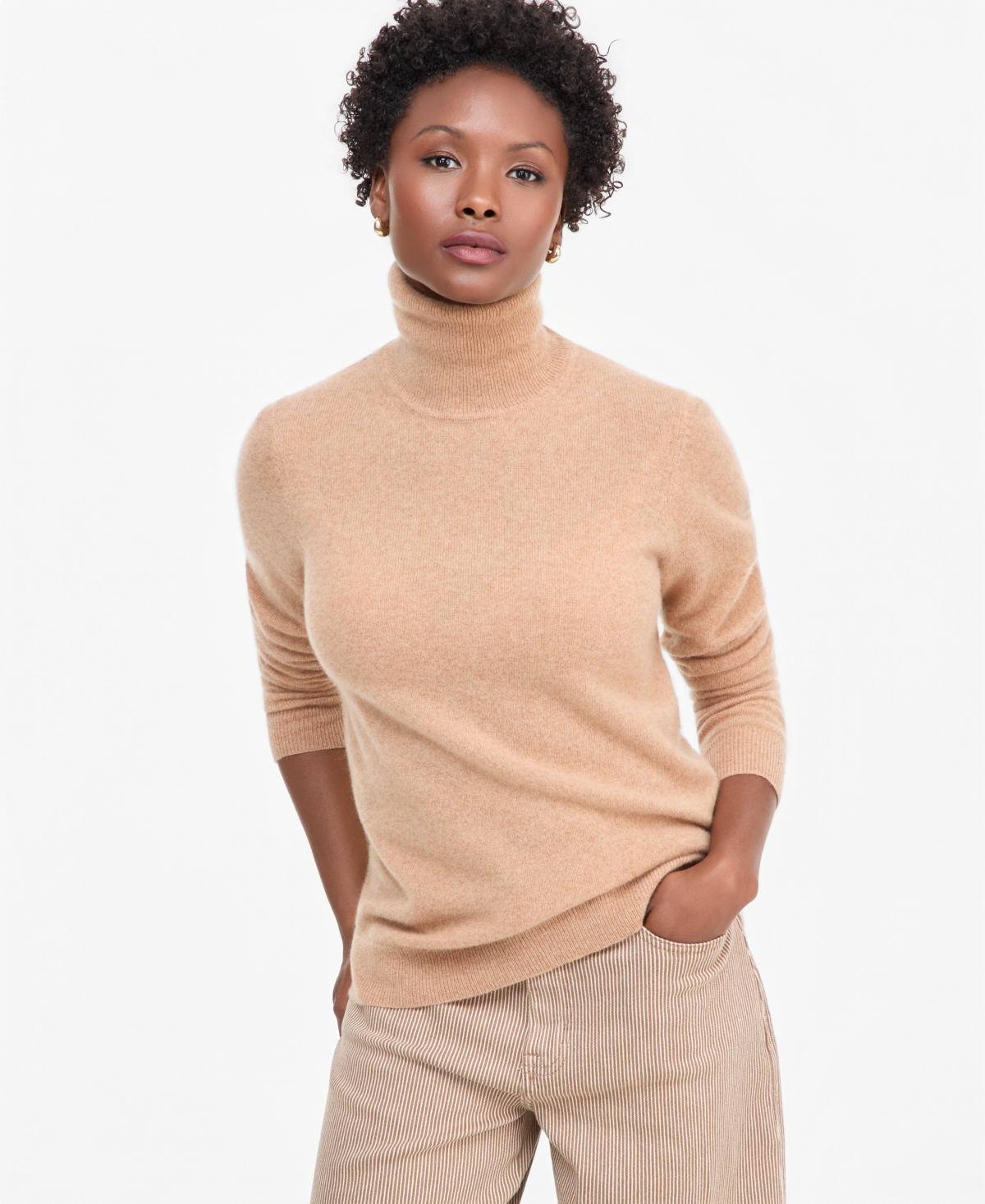 Click here for Charter Club Petite Cashmere Turtleneck Sweater  M... prices