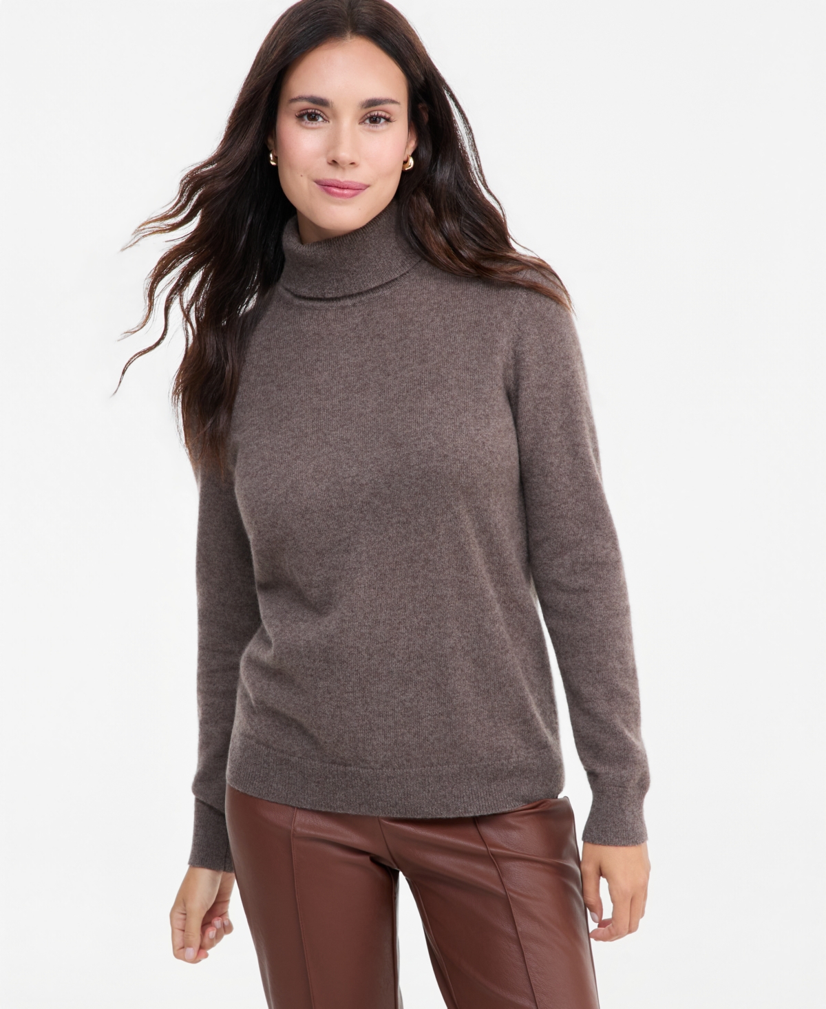 Click here for Charter Club Petite Cashmere Turtleneck Sweater  M... prices