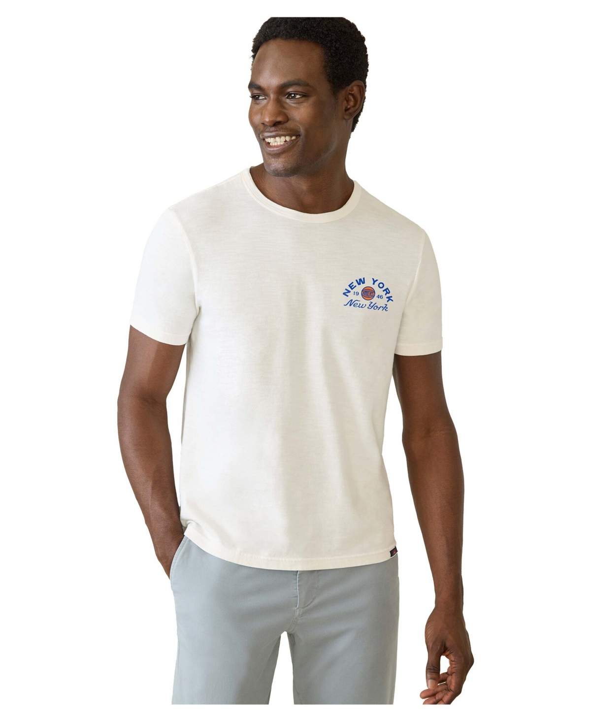 Click here for Faherty Mens White New York Knicks So Nice They Na... prices