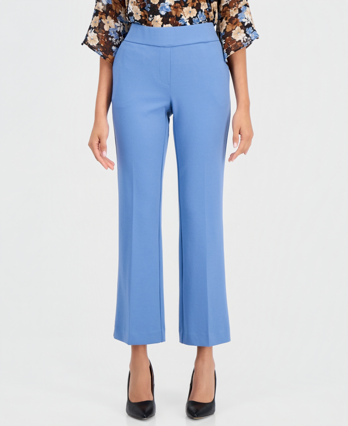 Click here for Ak Anne Klein Petite Pull-On Straight-Leg Pants -... prices