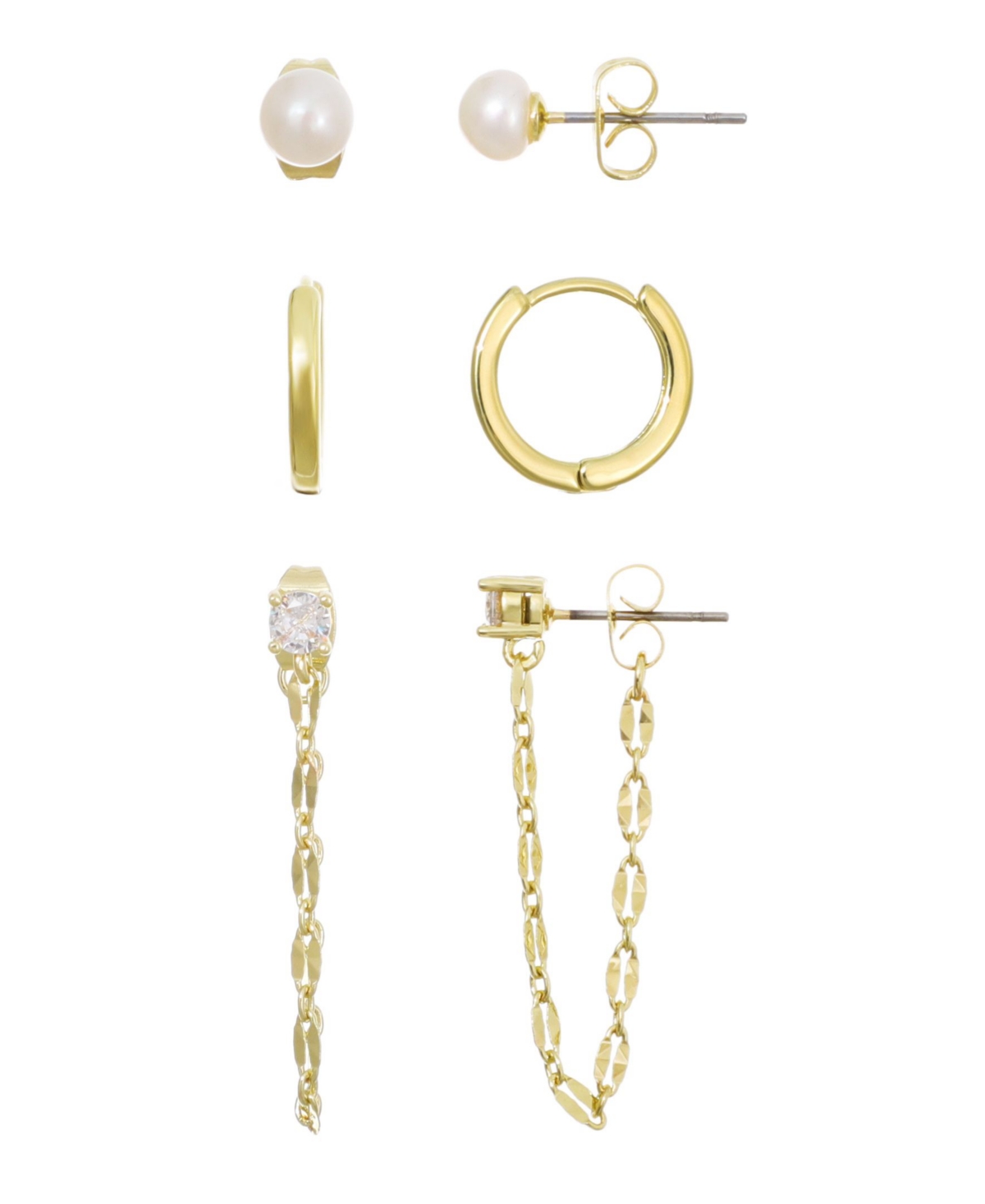 Click here for Adornia Gold Natural Freshwater Imitation Pearl St... prices