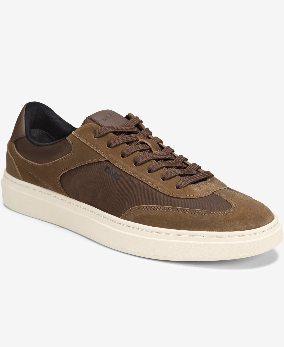 Click here for Boss by Hugo Boss Mens Kieran Suede Tennis Sneaker... prices