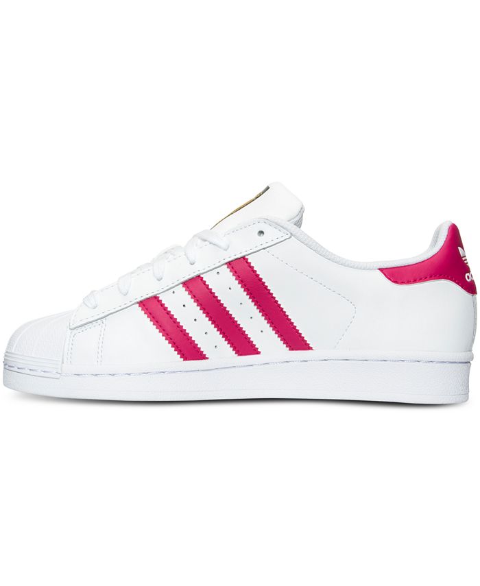 adidas Big Girls' Superstar Casual Sneakers from Finish Line - Macy's