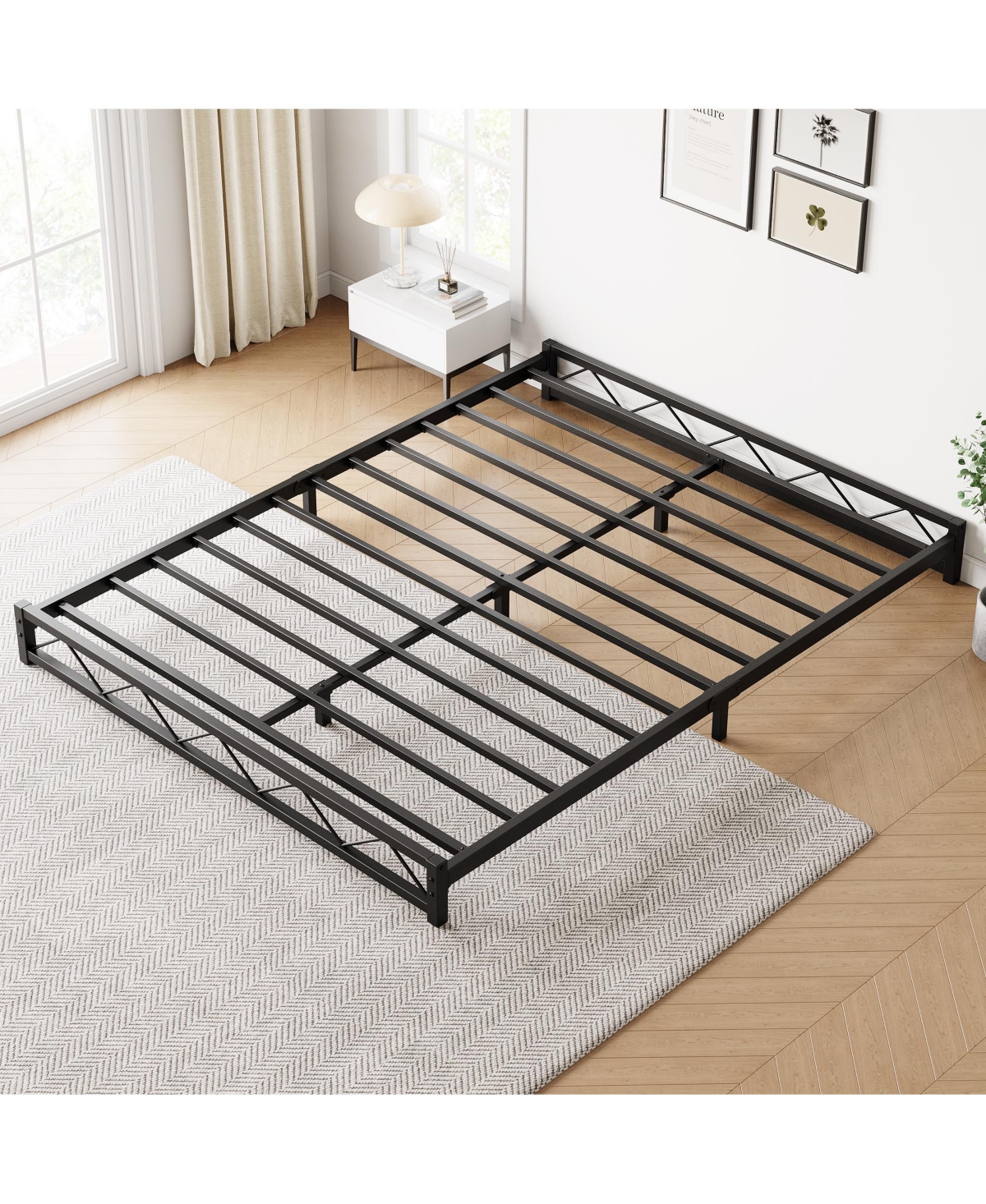 Click here for homfan Heavy Duty Metal Platform Bed Frame - 6 Inc... prices