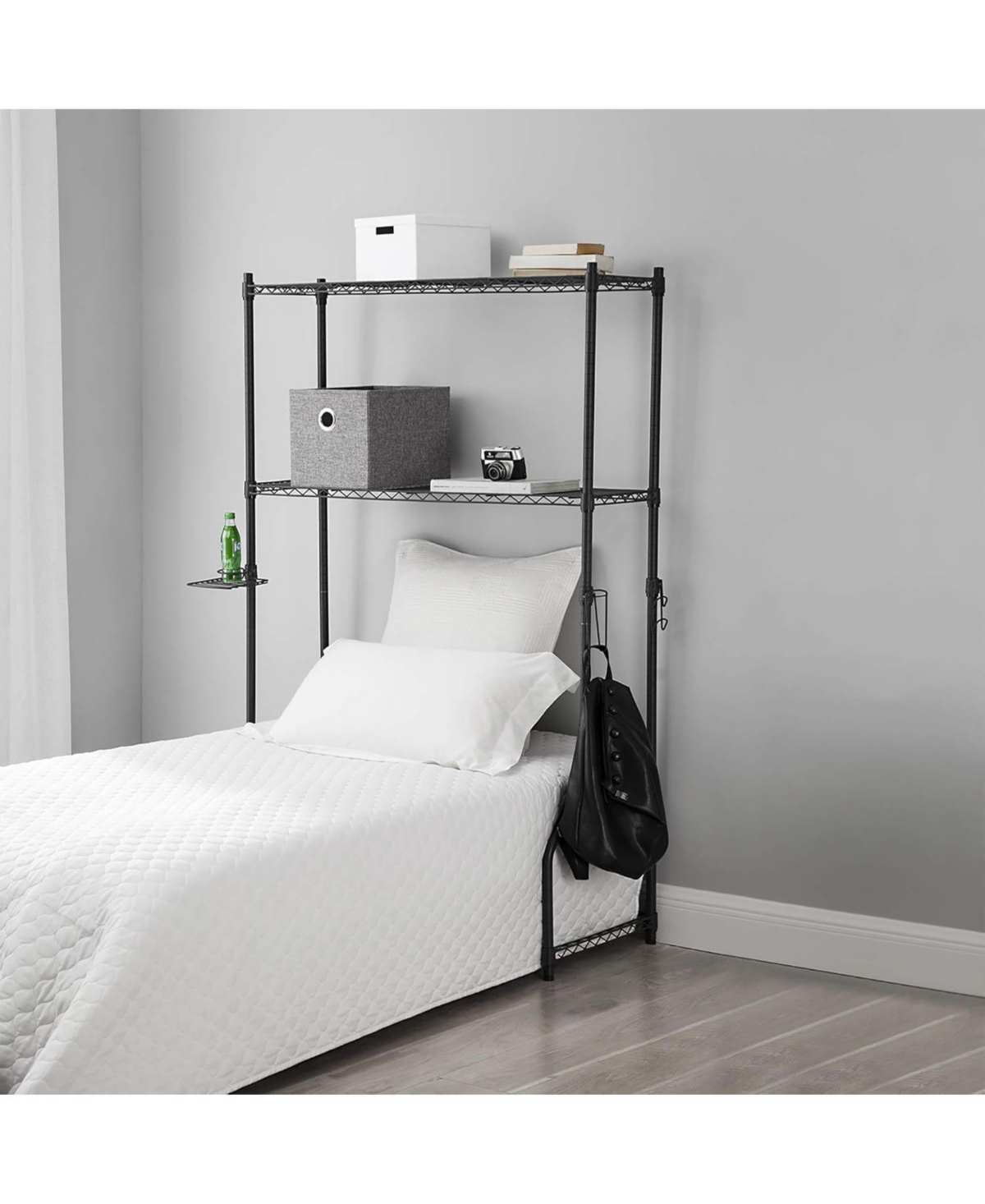 Click here for DormCo Suprima Over the Bed Shelf Supreme - Gray prices