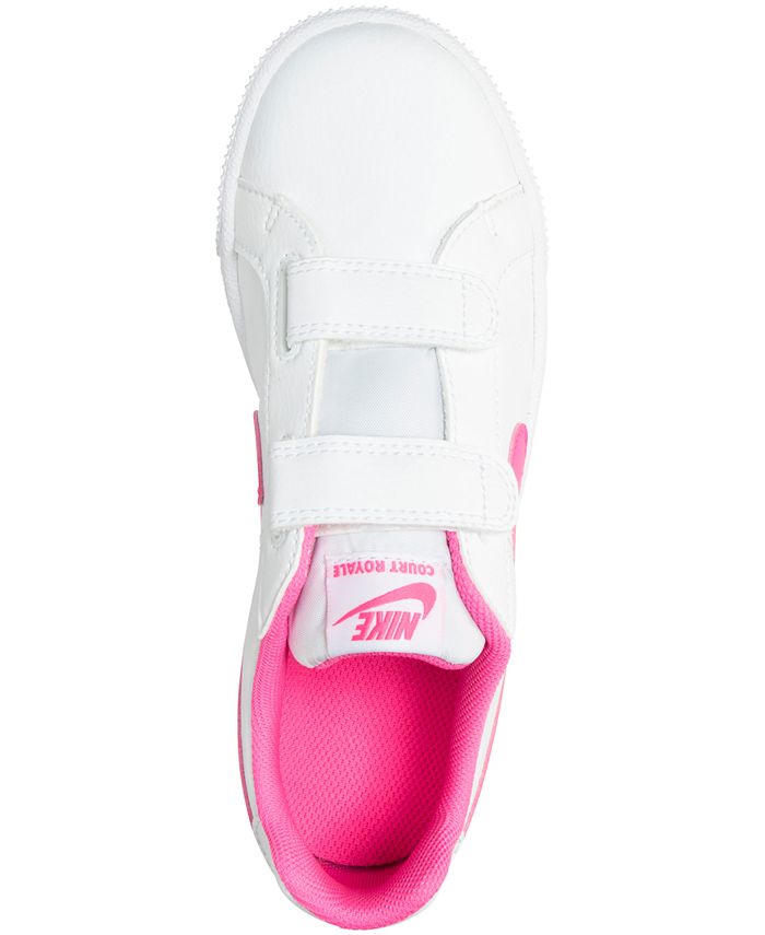 Nike Little Girls' Court Royale Casual Sneakers from Finish Line - Macy's