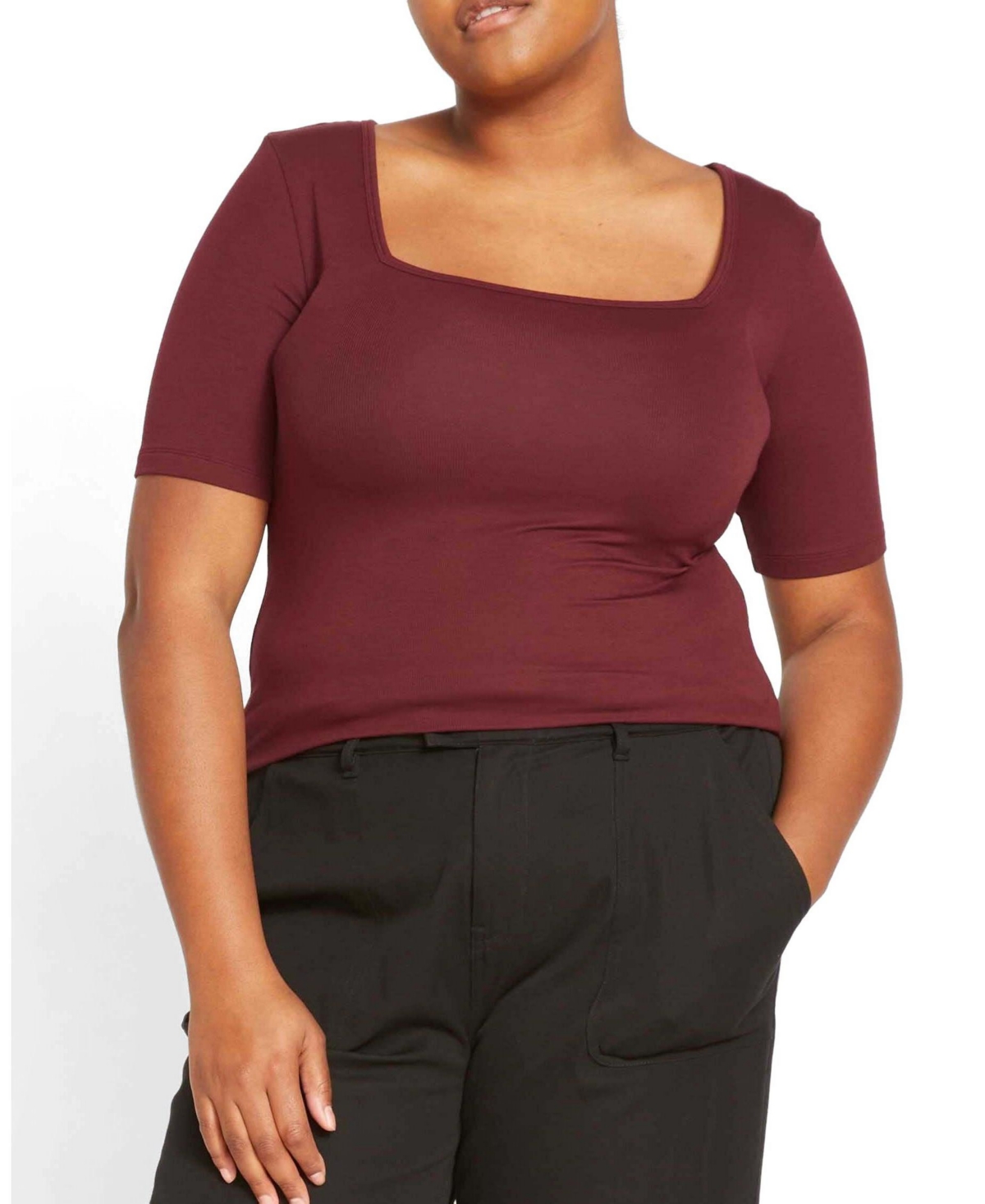 Click here for Universal Standard Womens Plus Size Cloud Rib Shor... prices