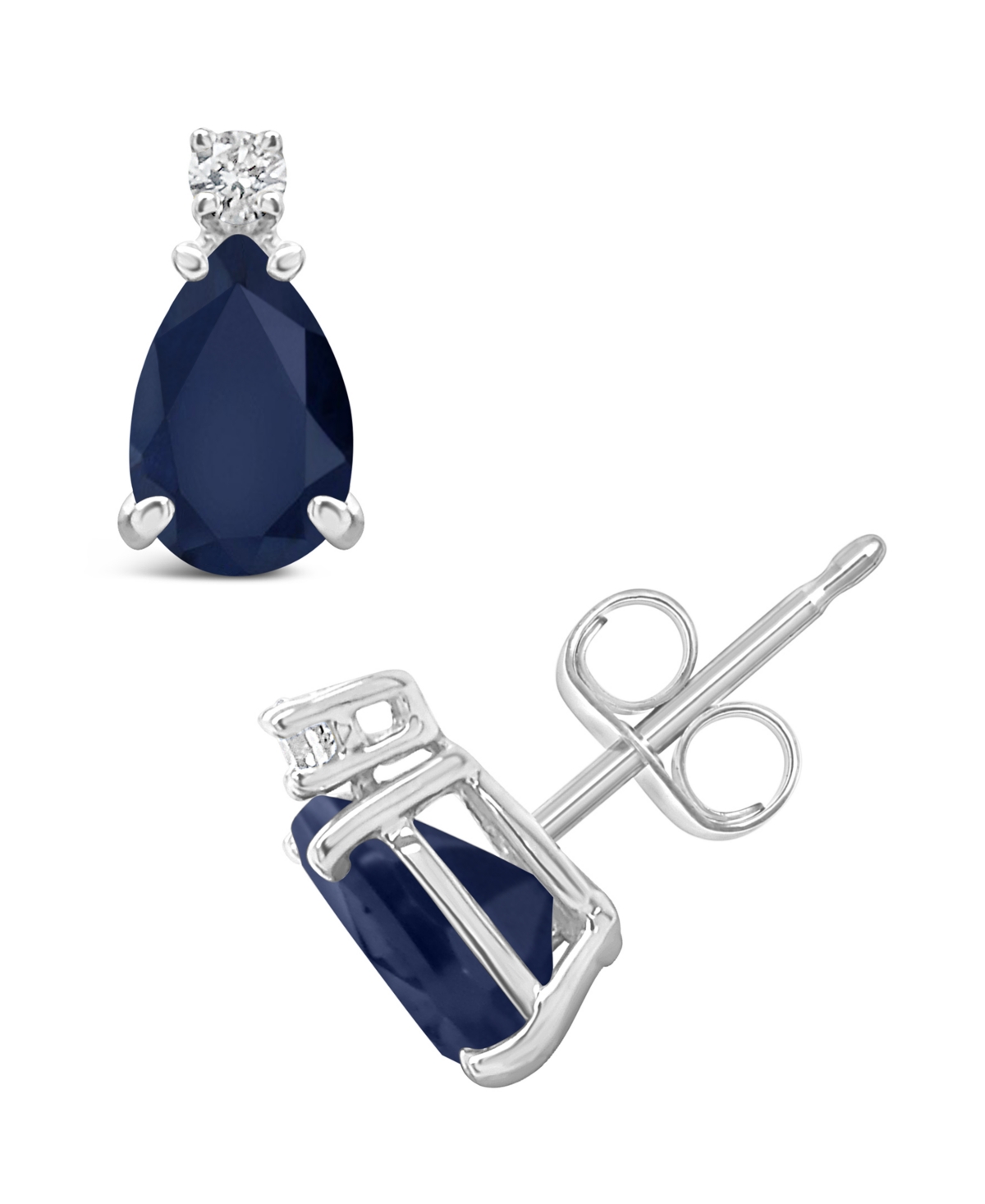 Click here for Sapphire (1-7/8 ct. t.w.) & Diamond Accent Stud Ea... prices