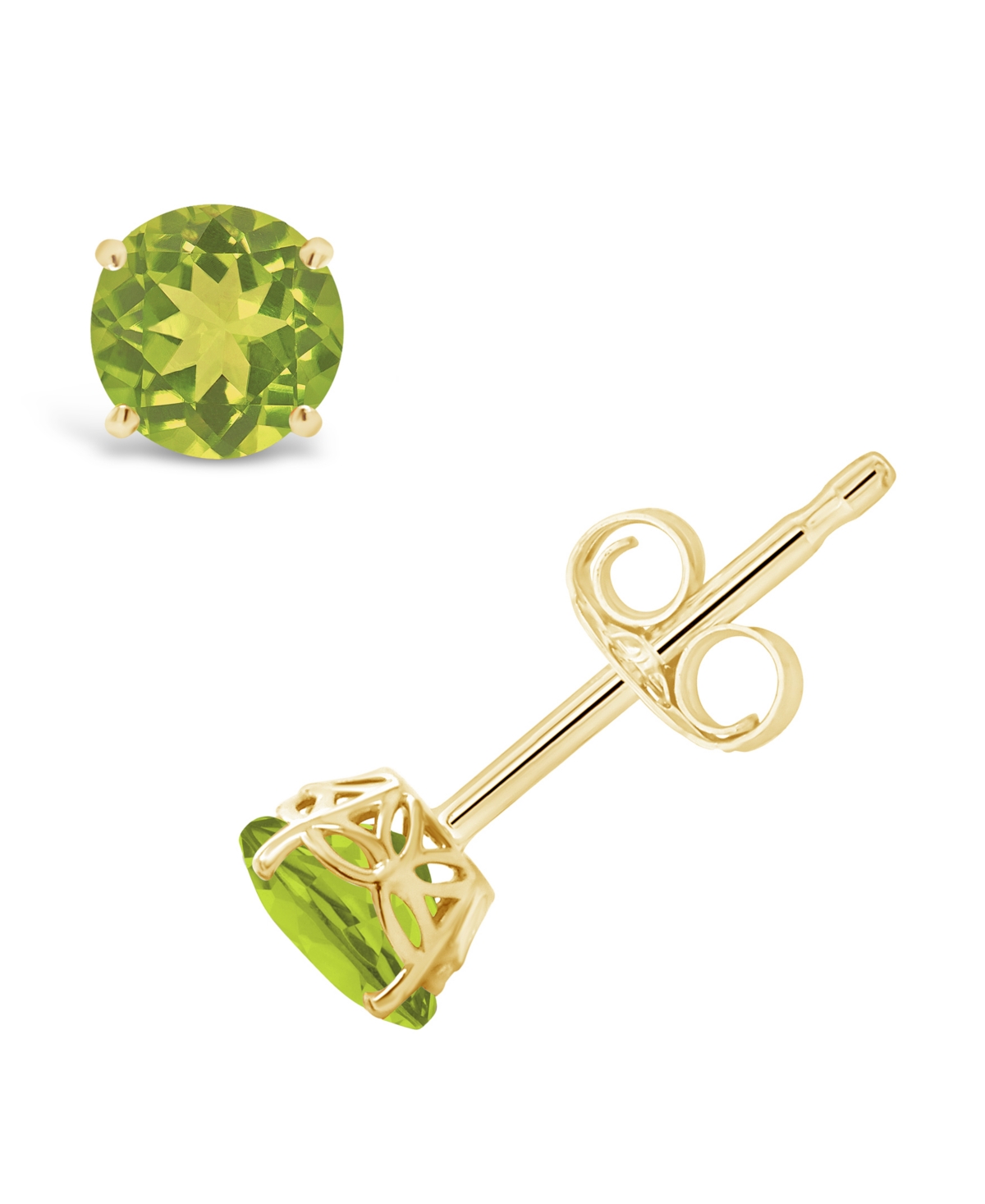 Click here for Peridot (1 ct. t.w.) Stud Earrings in 14K Yellow G... prices