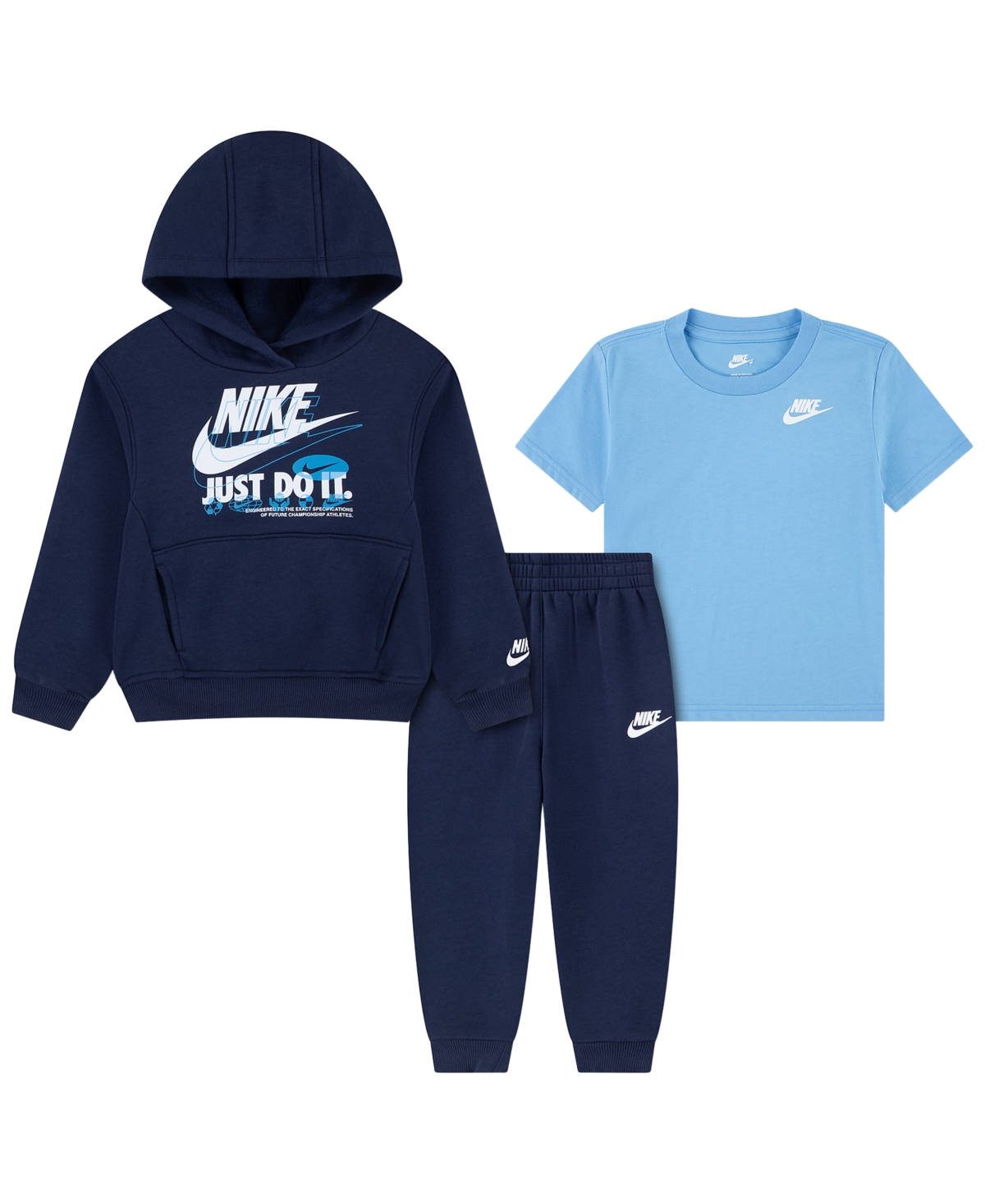 Click here for Nike Boys 4-7 Sport T-Shirt  Hoodie and Joggers  3... prices