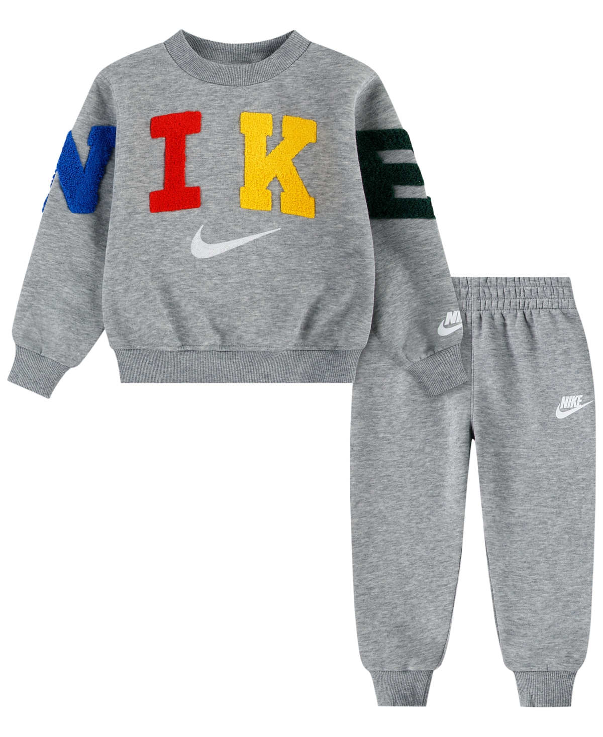 Click here for Nike Boys 4-7 Fleece Crew Sweatshirt and Joggers... prices