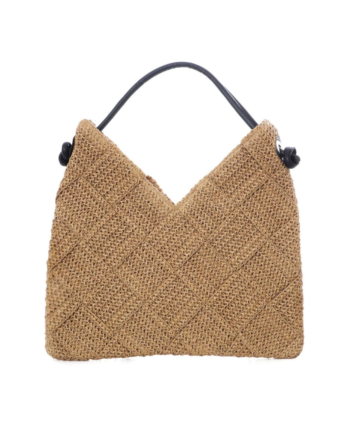 Click here for Adornia Fine Womens Raffia Shoulder Hobo Bag - Bro... prices