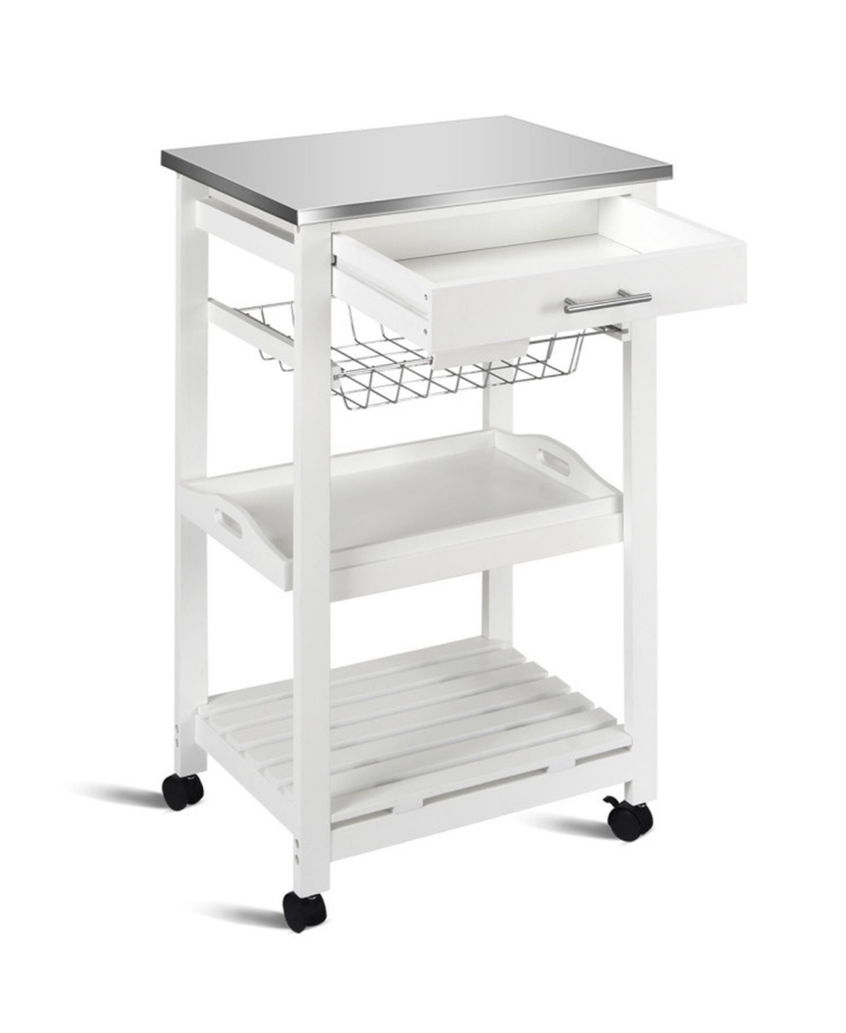 Click here for Gouun Rolling Kitchen Island Cart with Stainless S... prices