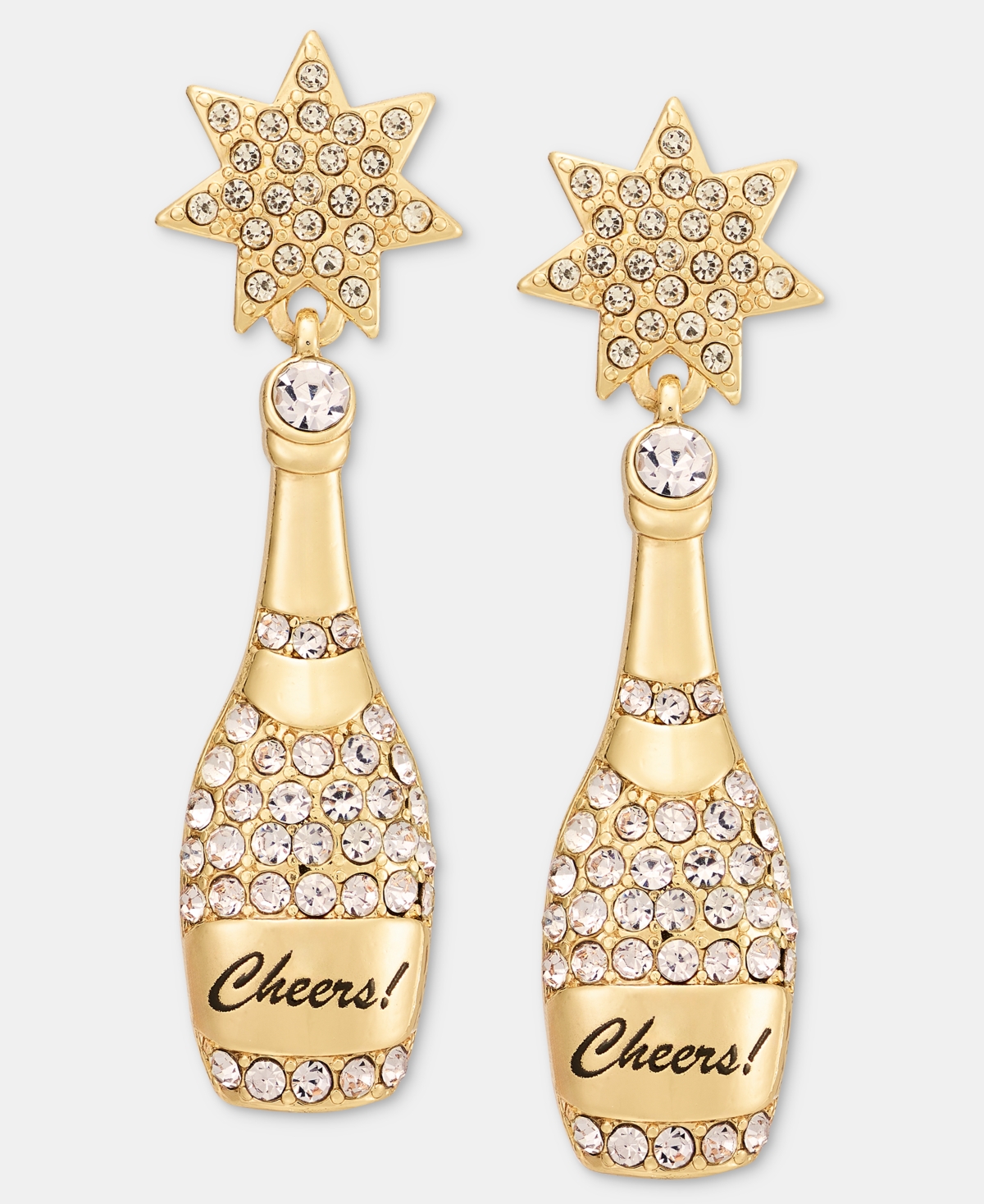 Click here for Holiday Lane Nye Champagne Cheers Earrings  Macys... prices