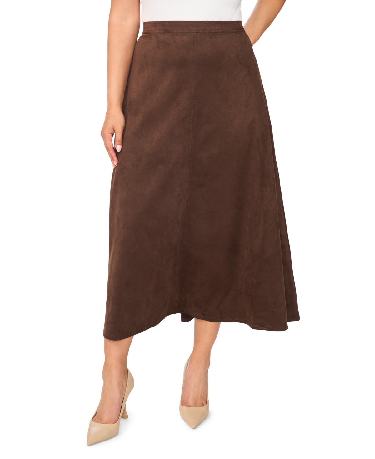 Click here for Vince Camuto Plus Size Center Seam A-Line Skirt -... prices