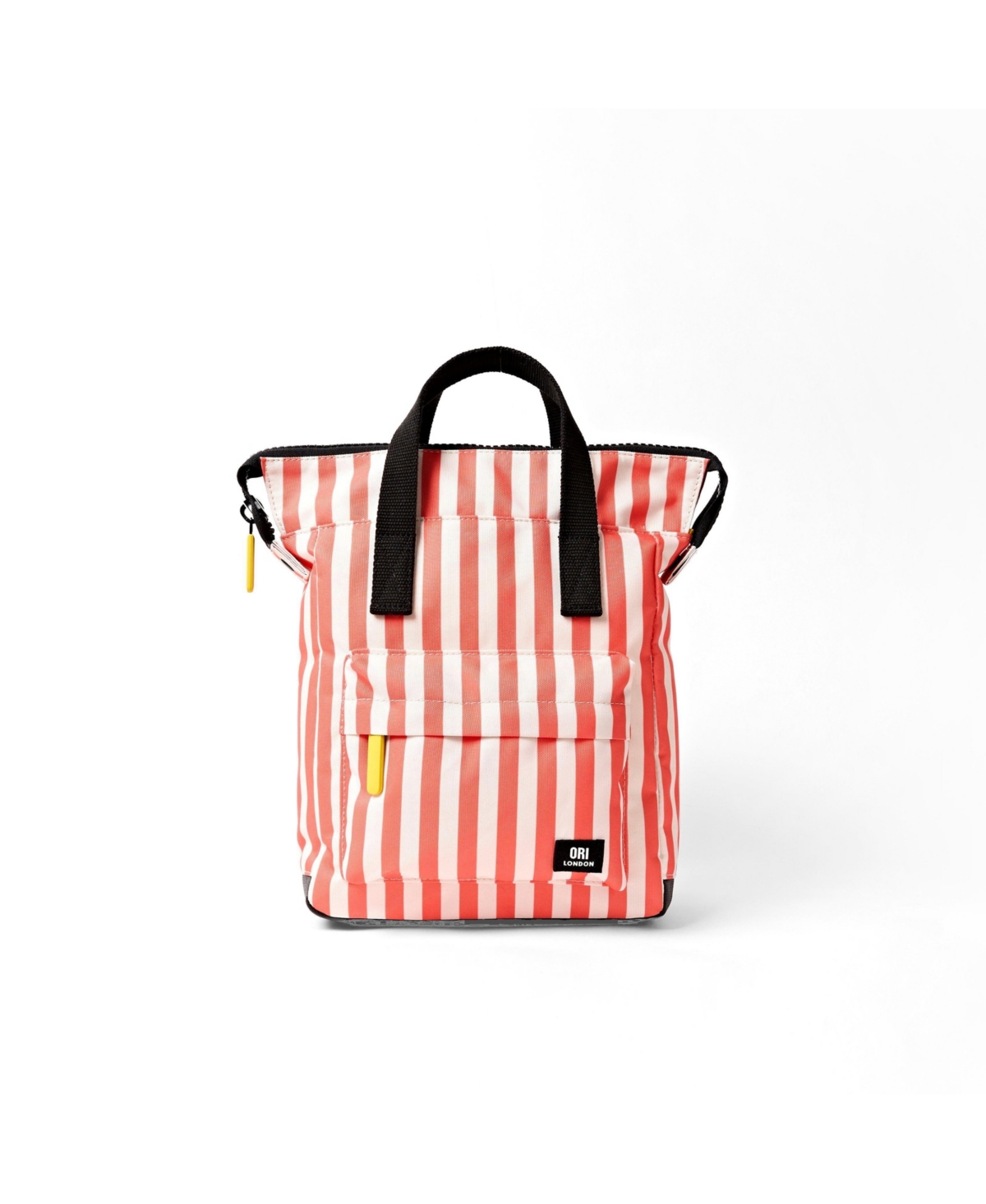 Click here for Ori London Bantry Backpack in Stripe - Coral strip... prices