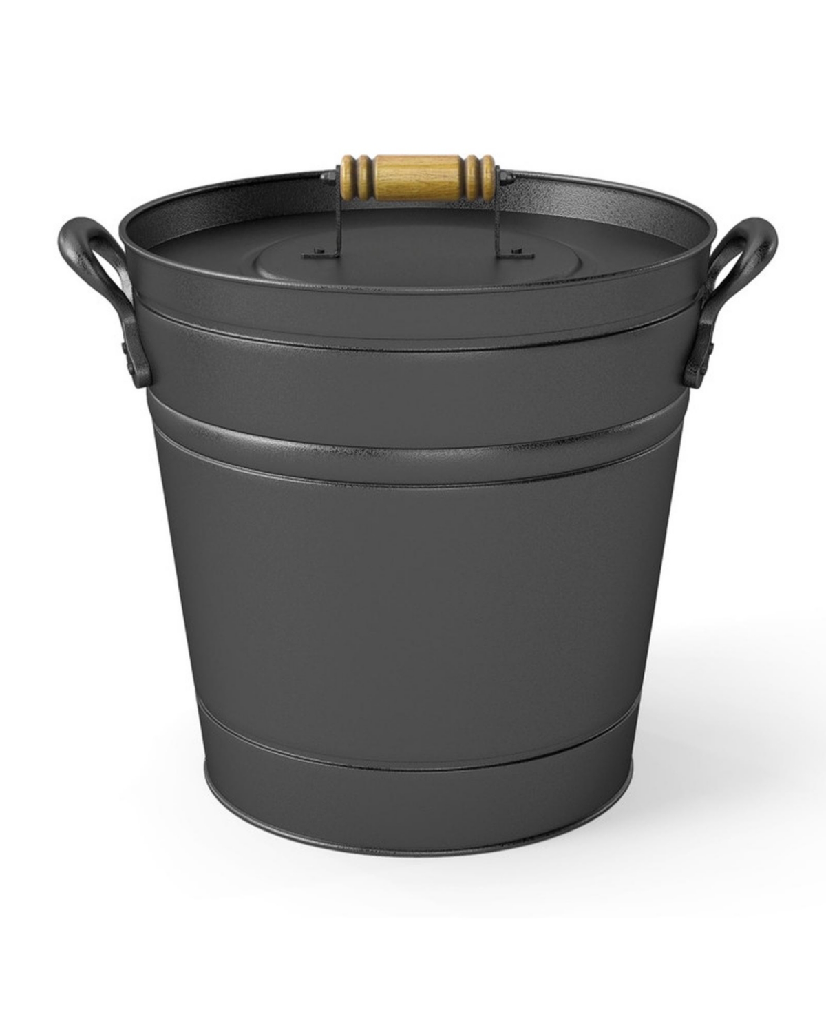 Click here for Gouun Gallon Metal Coal Ash Can with Wooden Lid an... prices