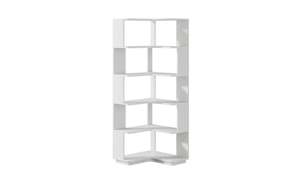 Click here for Slickblue Corner Bookcase with 6 Open Storage Shel... prices