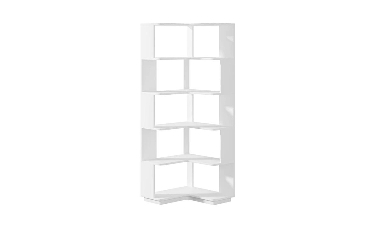 Click here for Slickblue Corner Bookcase with 6 Open Storage Shel... prices