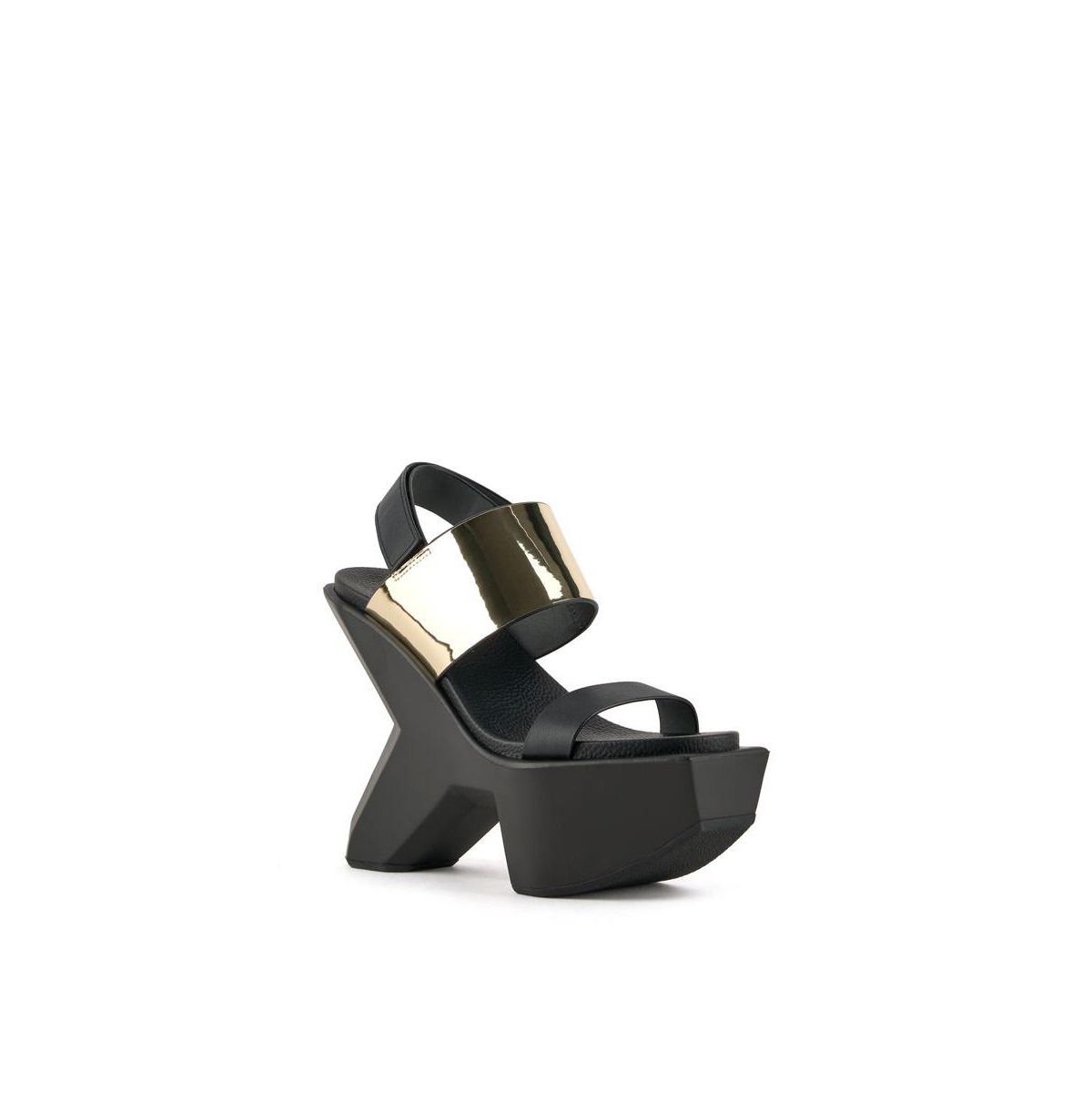 Click here for United Nude Womens Boulder Sandal - Dark Grey prices