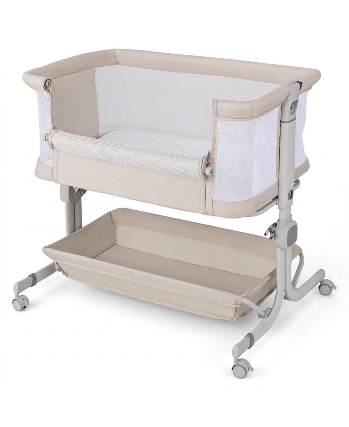 Click here for Gouun Baby 3-in-1 Bedside Bassinet Sleeper with 6... prices