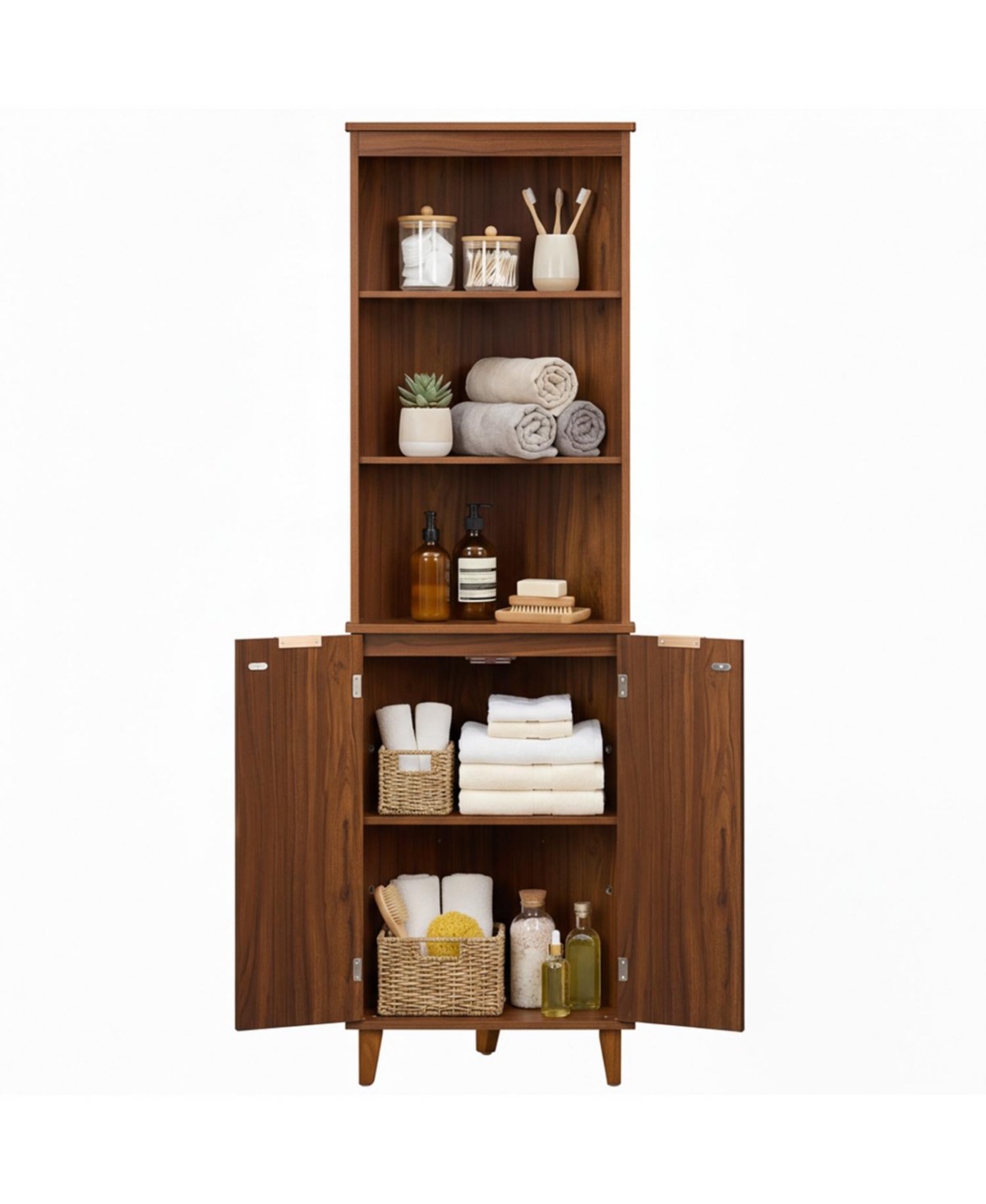 Click here for Volenca 68-in Tall Corner Bathroom Cabinet with Fl... prices