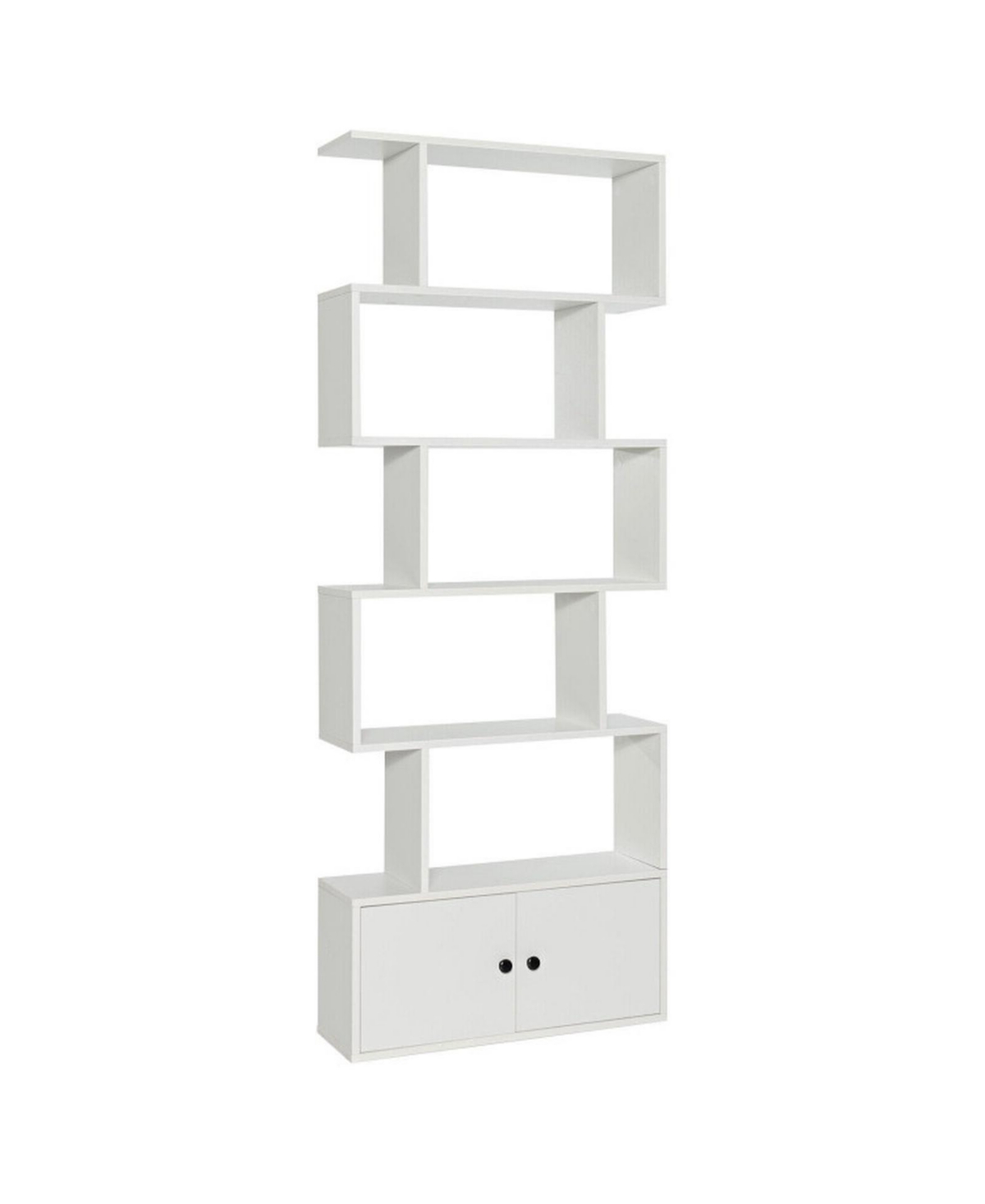 Click here for Gouun 6-Tier S-Shaped Bookshelf Freestanding Cabin... prices