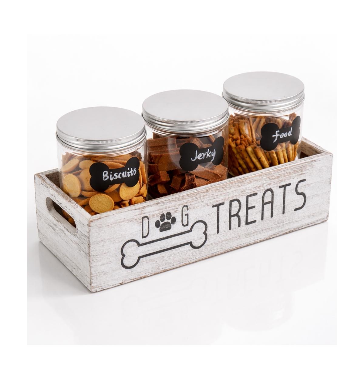 Click here for Aronkl Vintage Wooden Pet Food Storage Organizer W... prices