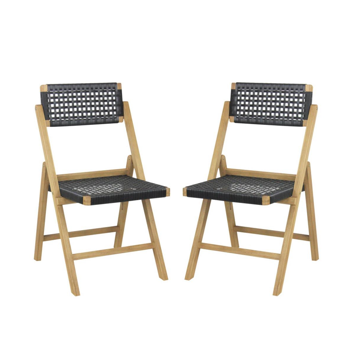 Click here for Boyel Living Set of 2 Folding Chairs Indonesia Tea... prices