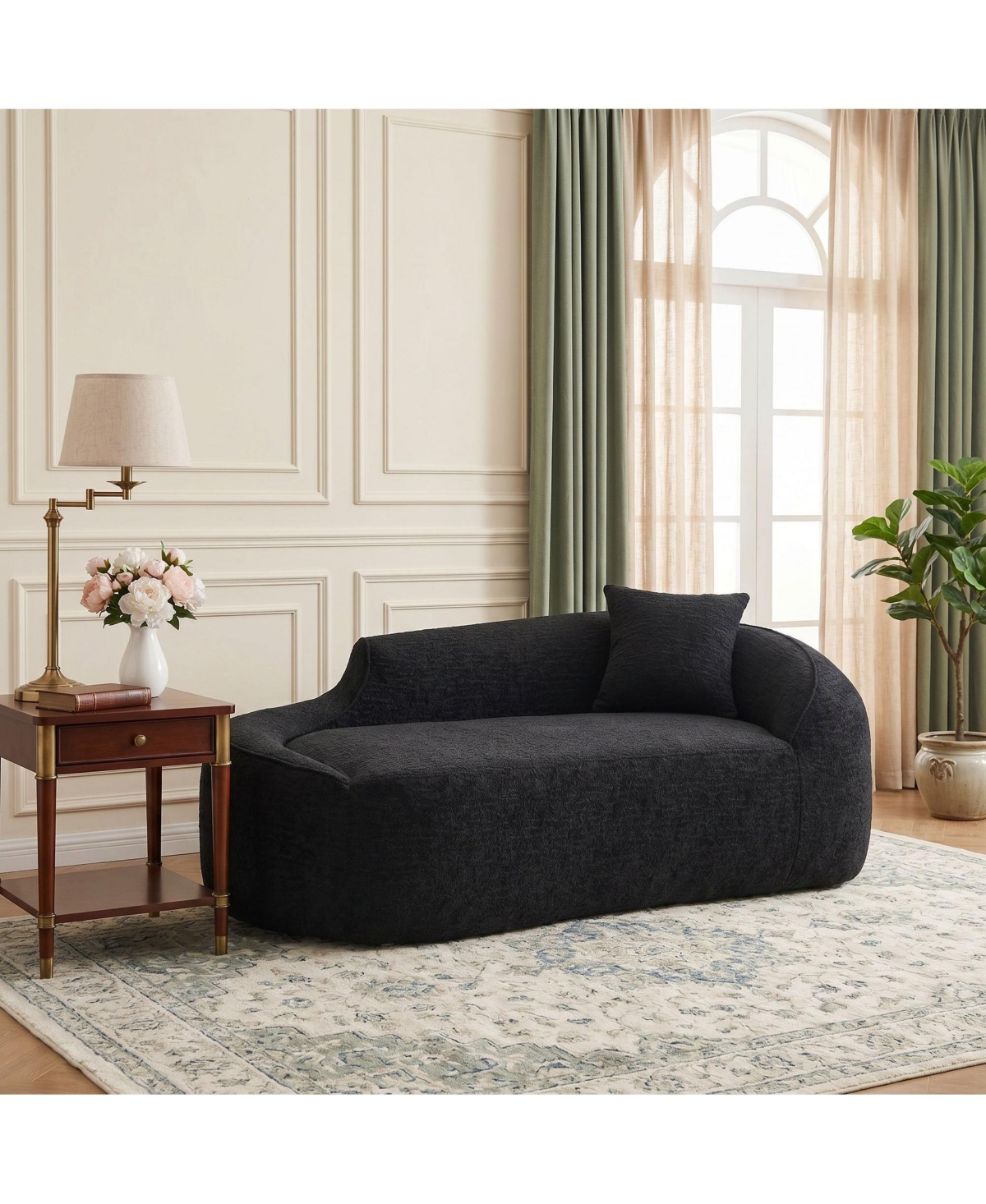 Click here for Sailvan Compression Curved Chaise Longue Loveseat... prices