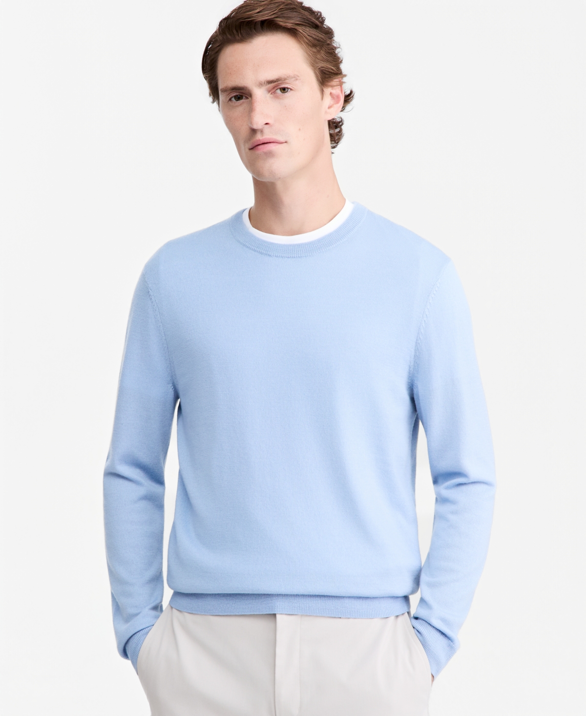 Click here for Alfani Mens Merino Wool Crewneck Sweater  Macys Ex... prices