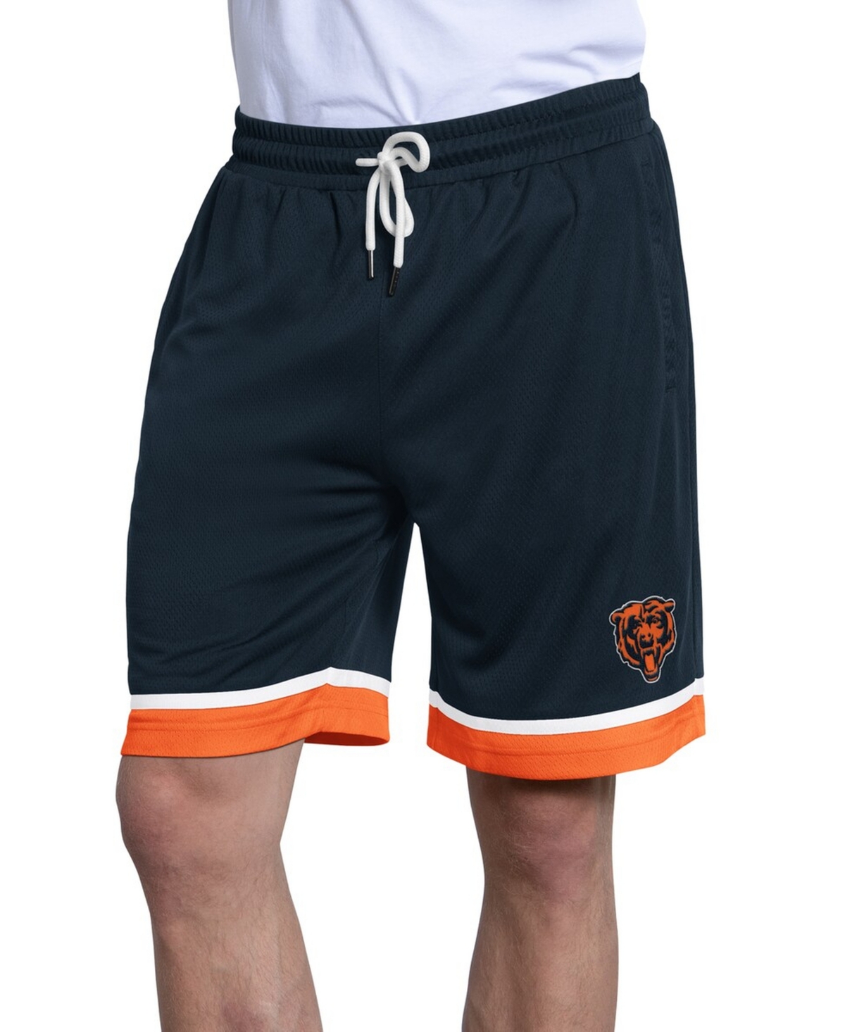 Click here for Starter Mens Navy Chicago Bears Power Play Mesh Sh... prices