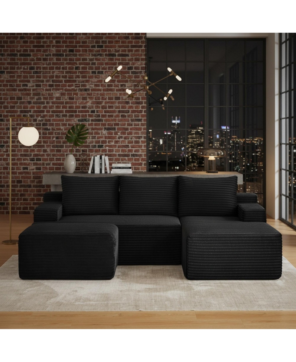 Click here for Sailvan Sectional Sofa with Deep Seat  U-Shaped Cl... prices