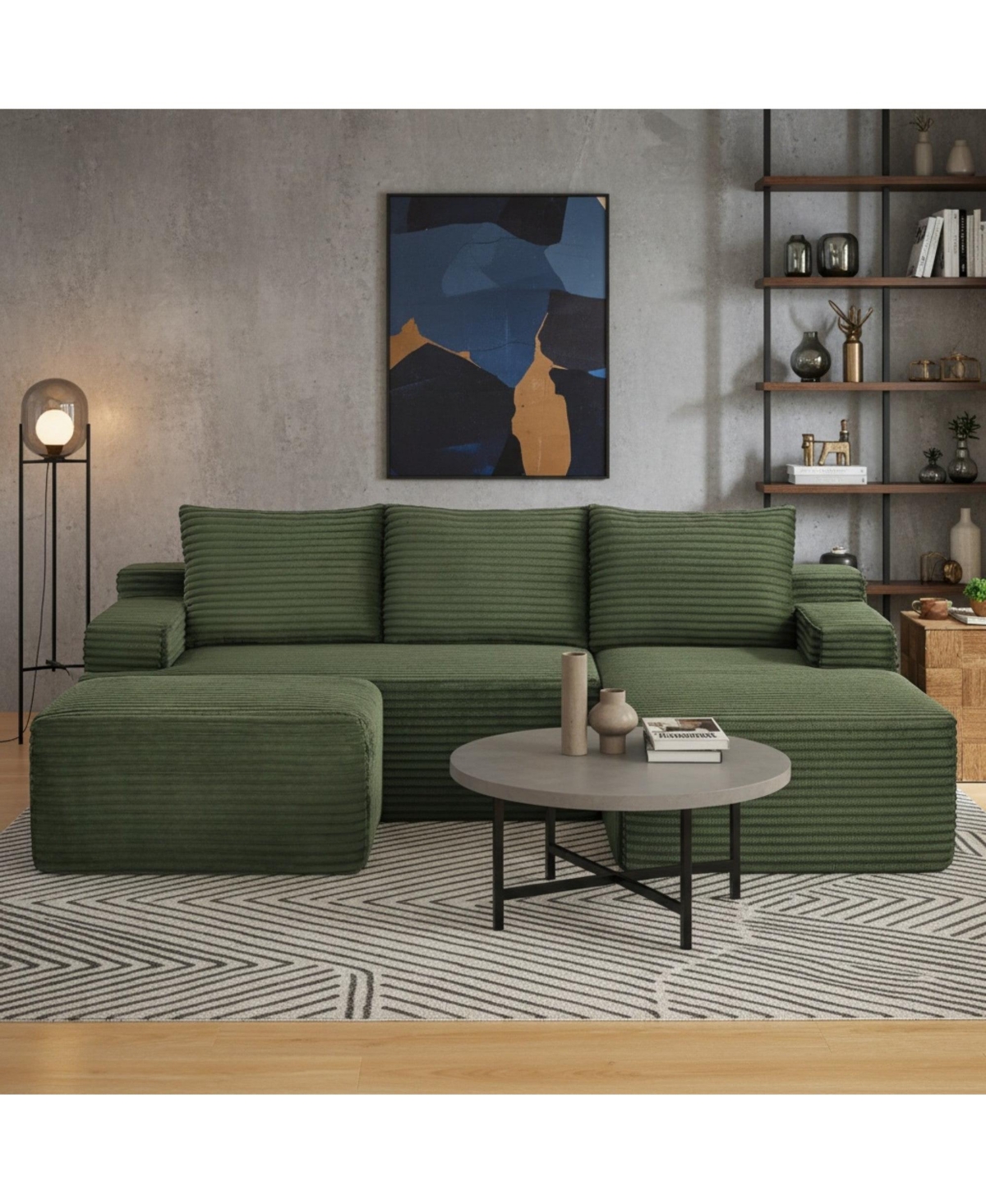 Click here for Sailvan Sectional Sofa with Deep Seat  U-Shaped Cl... prices
